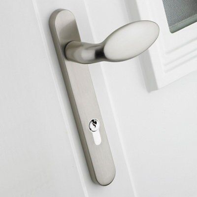 SKIP20A SATIN CHROME LEVER/PAD