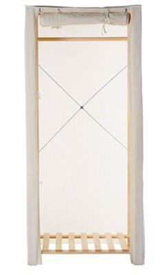 SKIP20A SINGLE WARDROBE WITH COVER