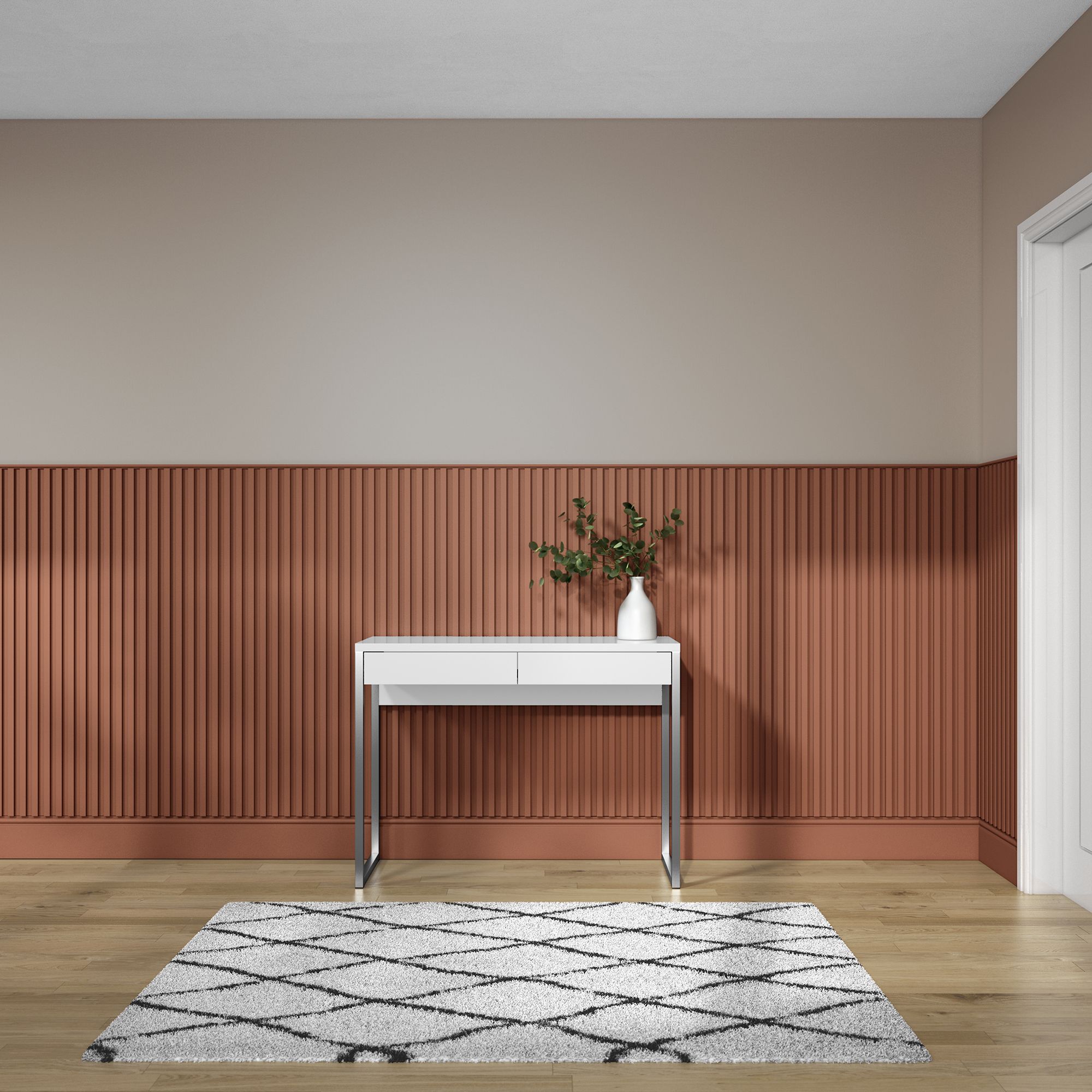 Slatt Cladding Pre-cut panel (L)1200mm (W)170mm (T)18mm
