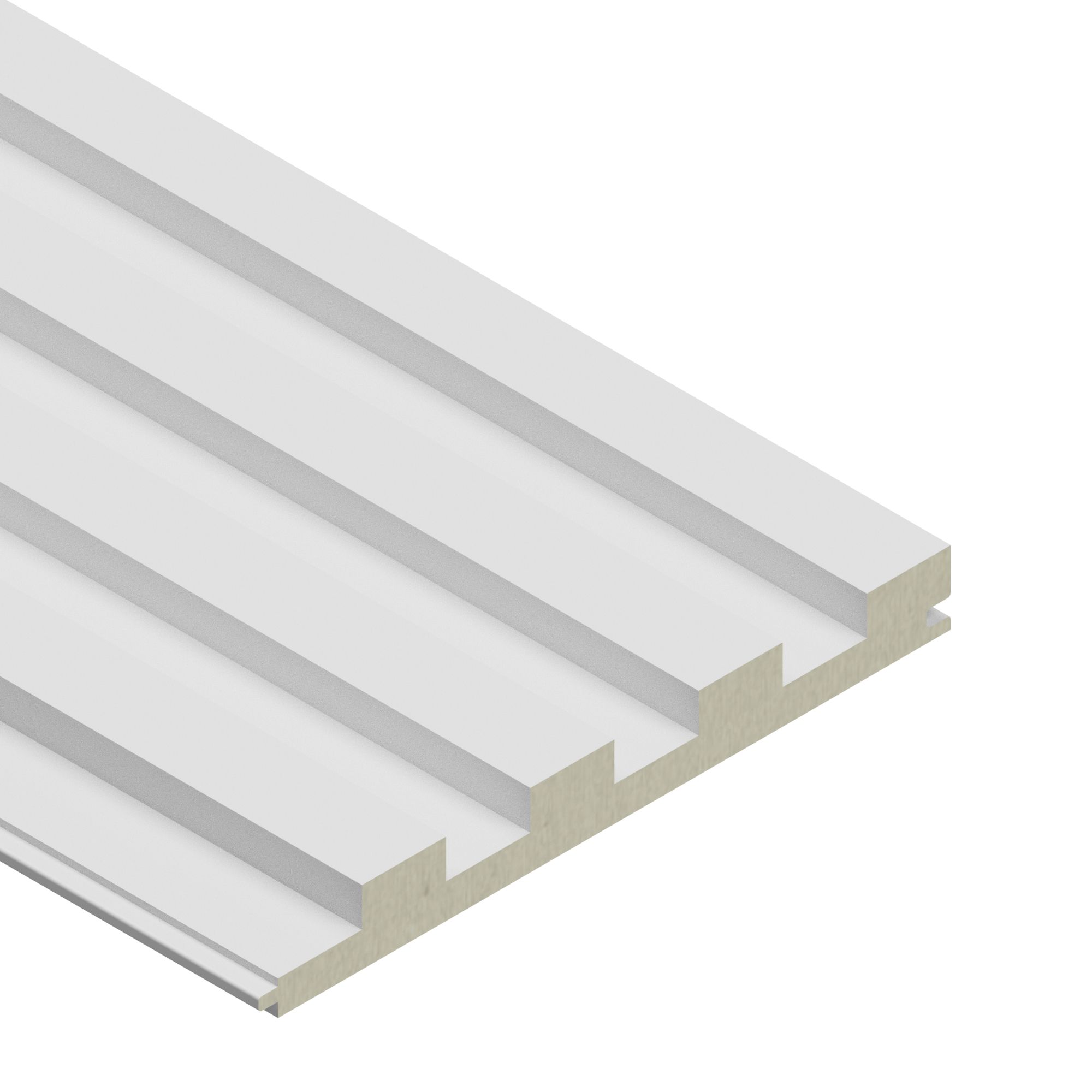 Slatt Cladding Pre-cut panel (L)2400mm (W)170mm (T)18mm