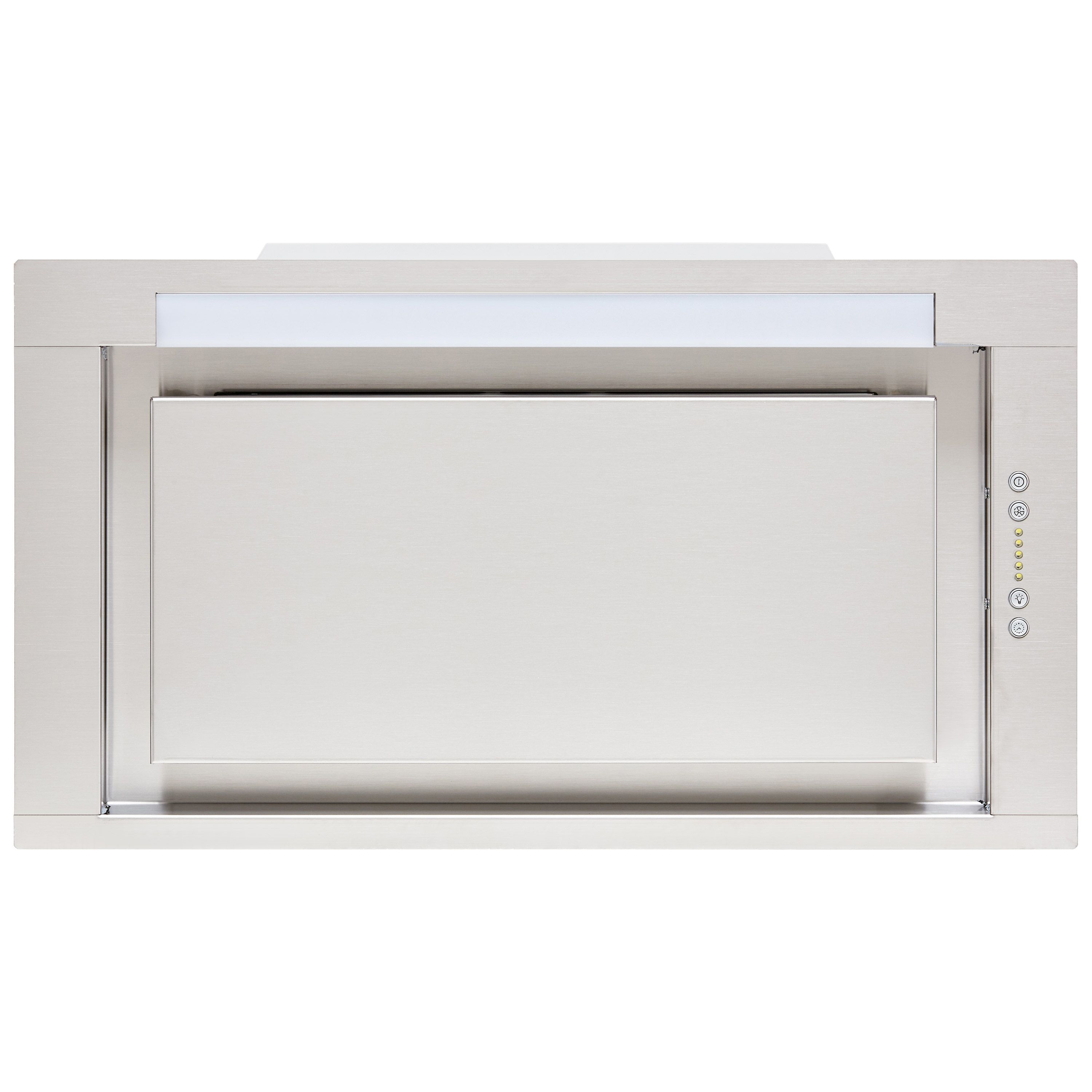 SLEEK-60-SS Stainless steel Canopy Cooker hood, (W)52.3cm
