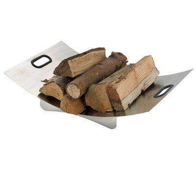 Slemcka Contemporary Log rack (H) 120mm (D)355mm | DIY at B&Q