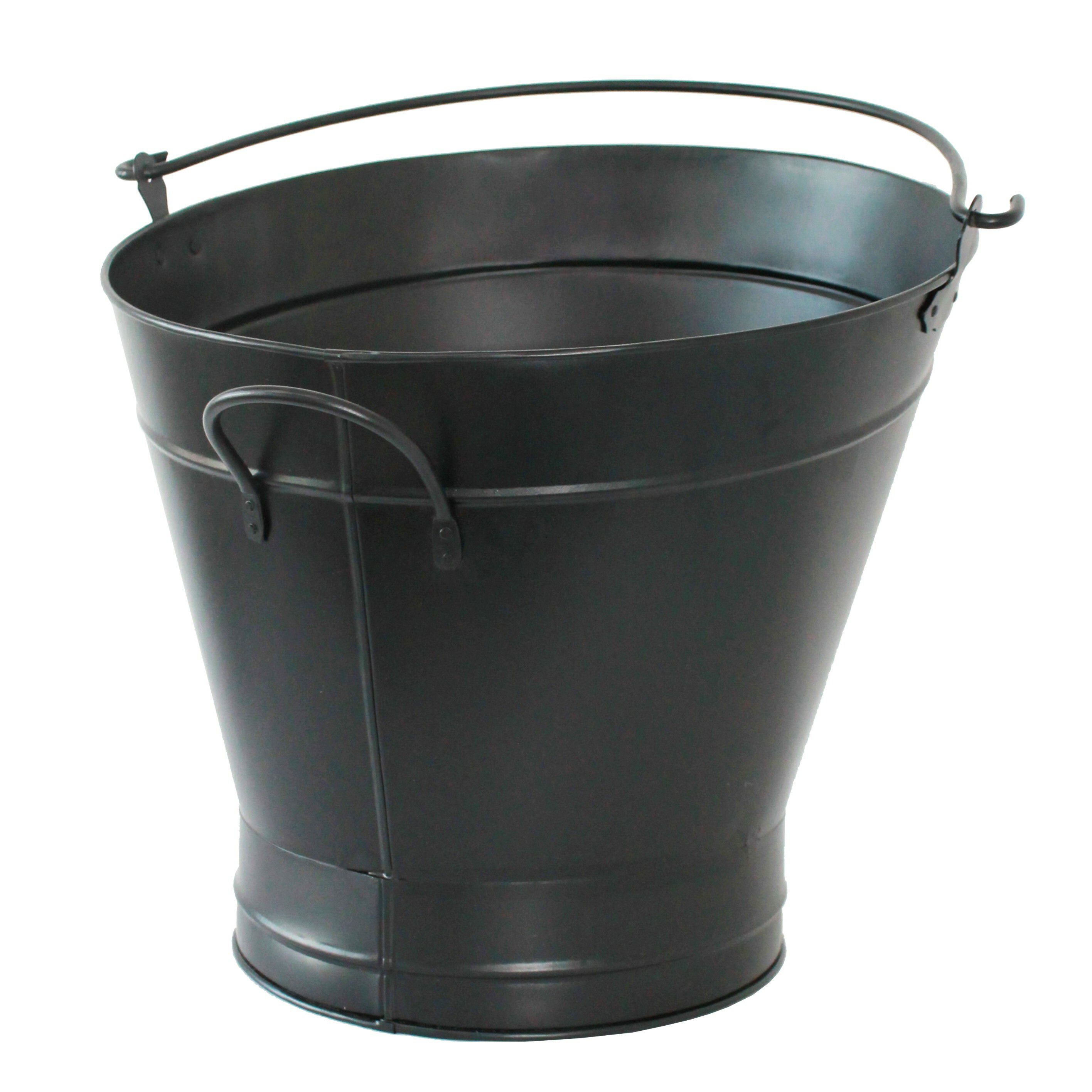 Slemcka Traditional Black Coal bucket (H)300mm (D)335mm