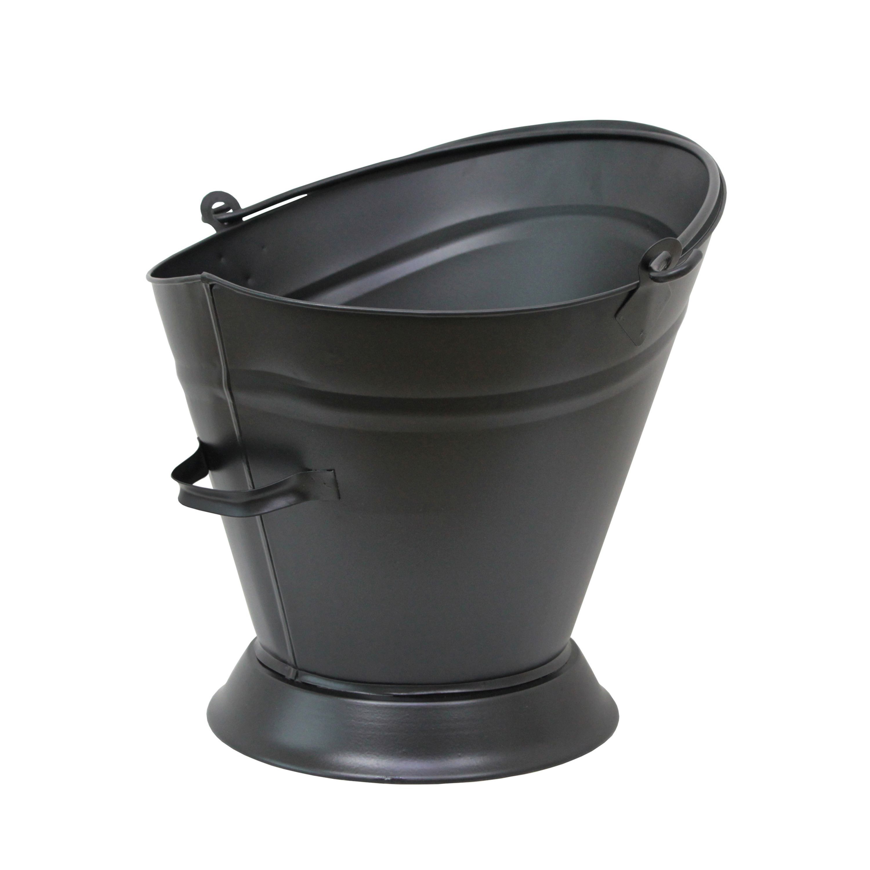 Slemcka Traditional Black Fire bucket (H)390mm (D)420mm | DIY at B&Q