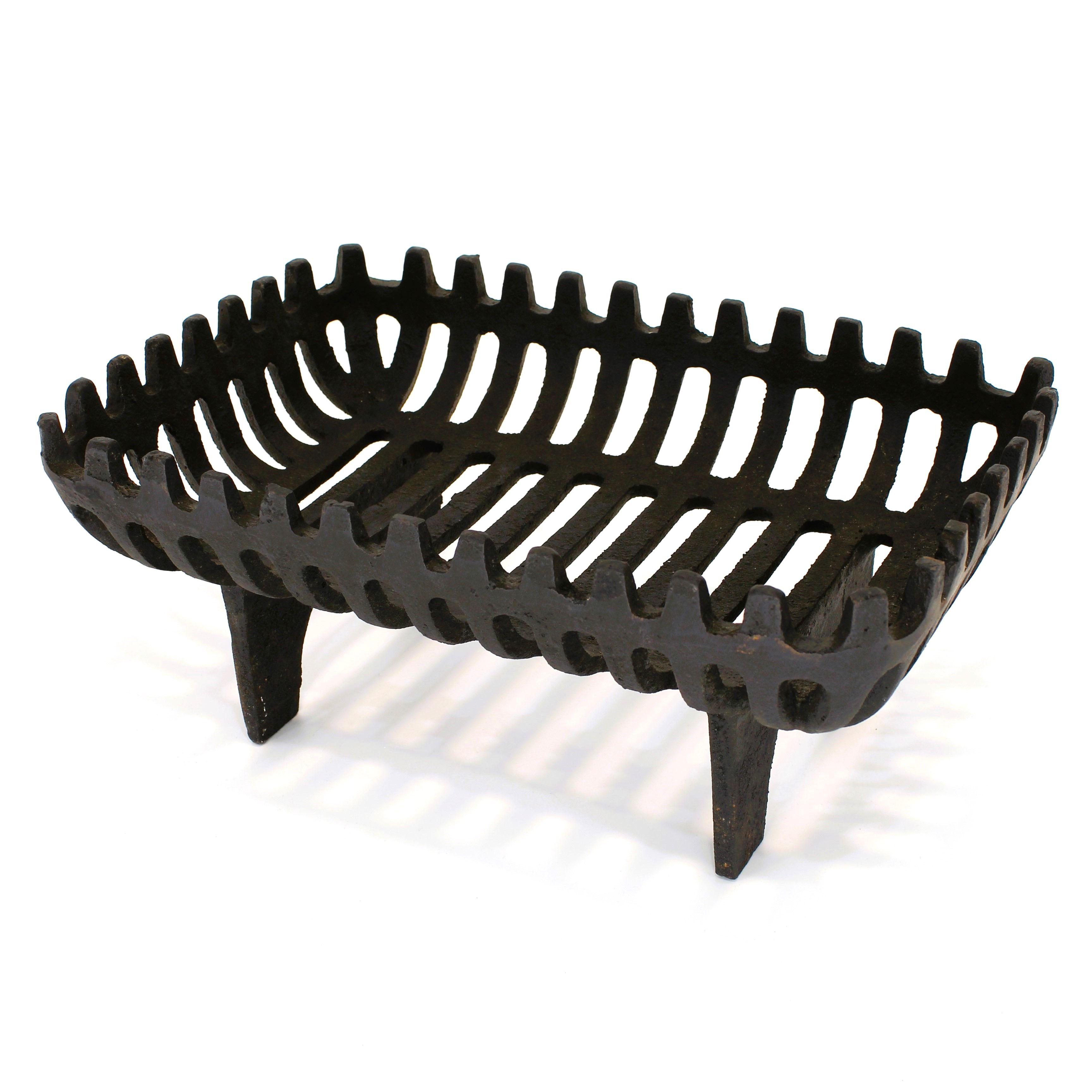 Slemcka Traditional Cast iron Fire basket (H)165mm (D)340mm