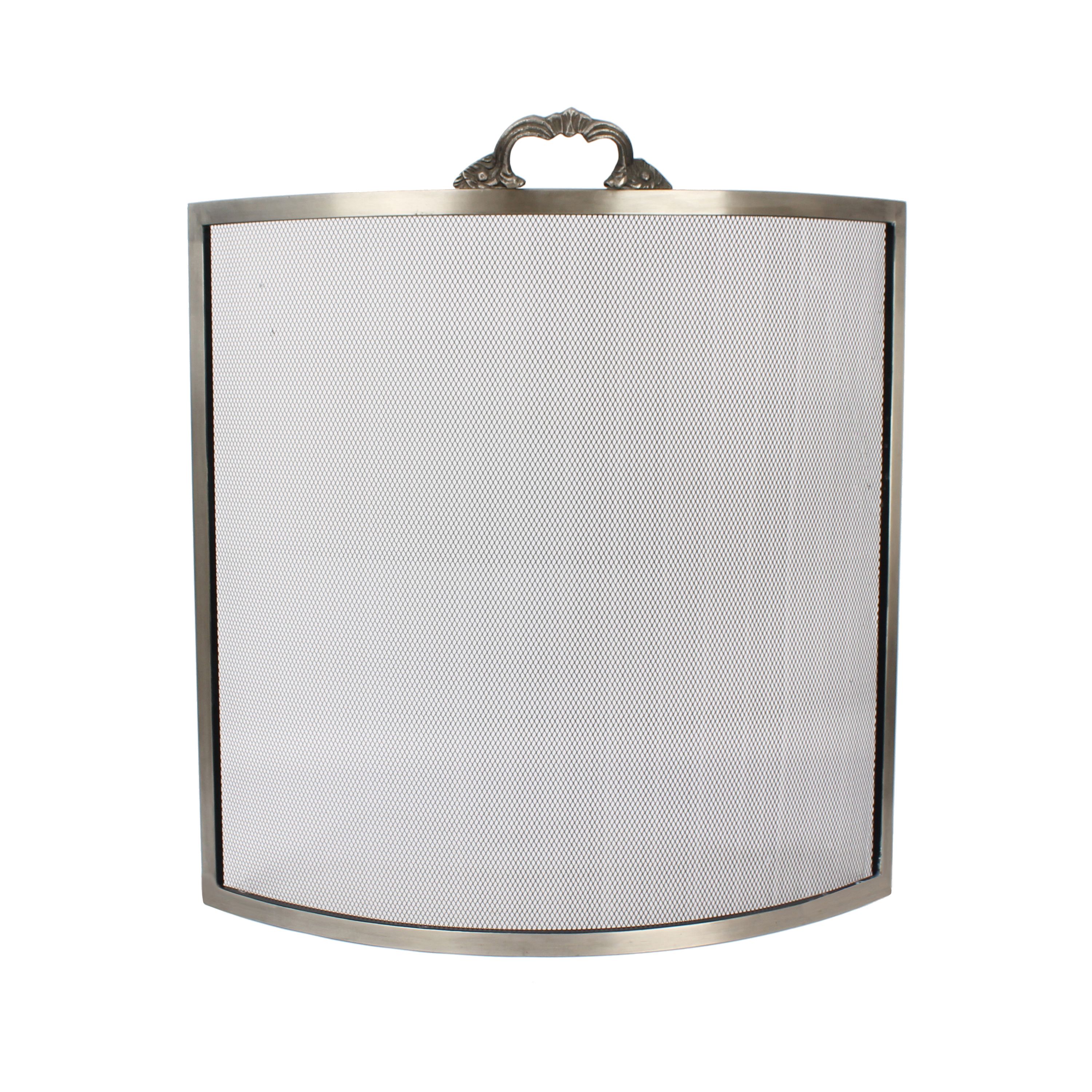 Slemcka Traditional Pewter effect Metal Fire screen (W)0.61m | DIY at B&Q