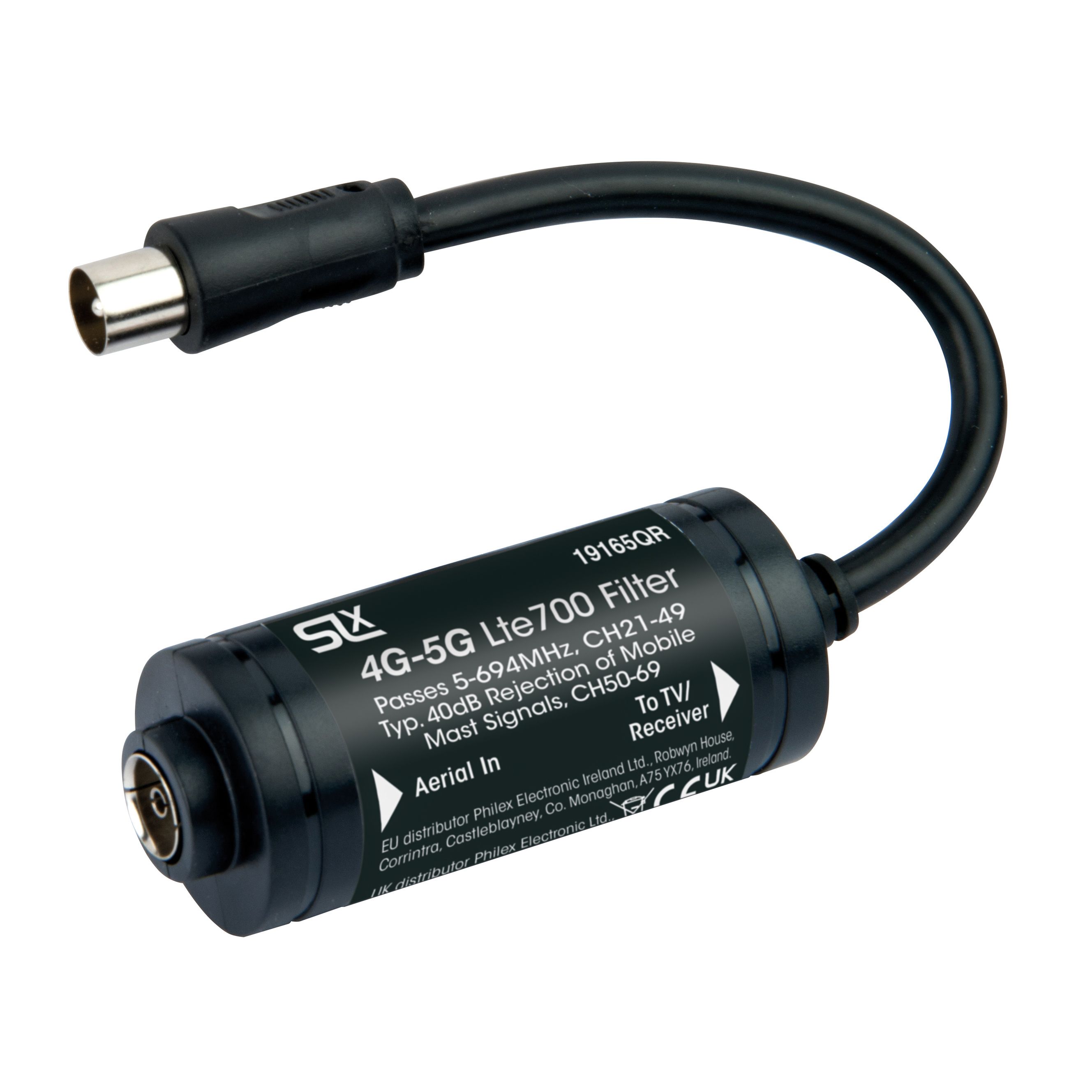 SLX Black TV filter 19165QR 65mm | DIY at B&Q