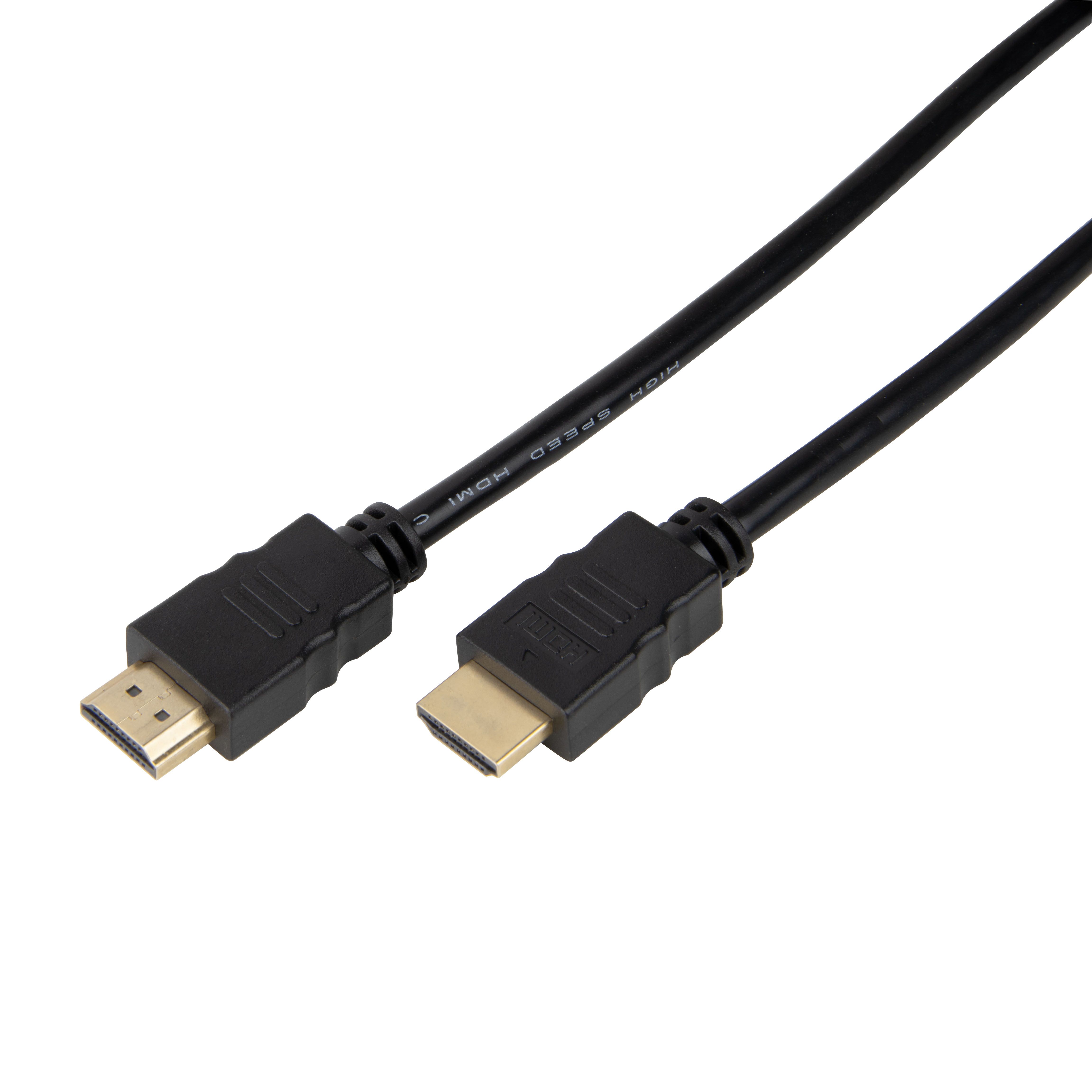 SLX NICKEL-PLATED BLACK HDMI CABLE, 1M