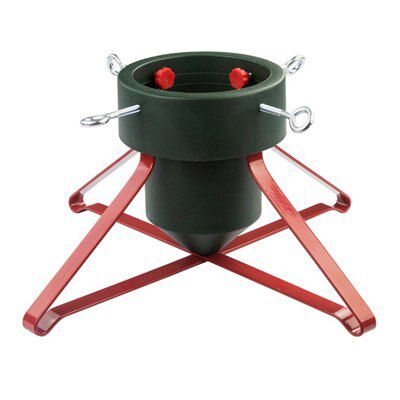 Small Green & Red Tree stand | DIY at B&Q