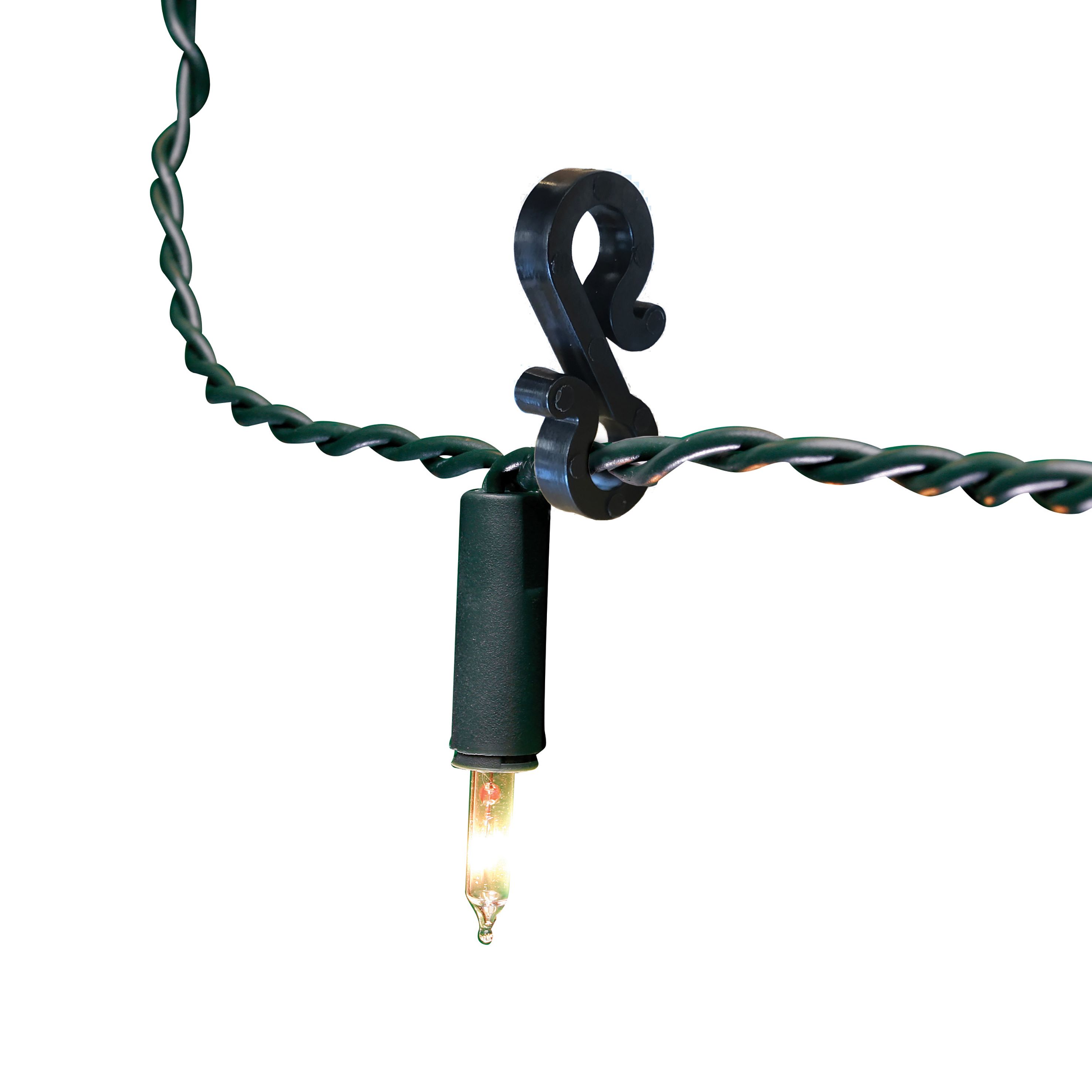 Small S-shaped Christmas Gutter hook, Set of 36