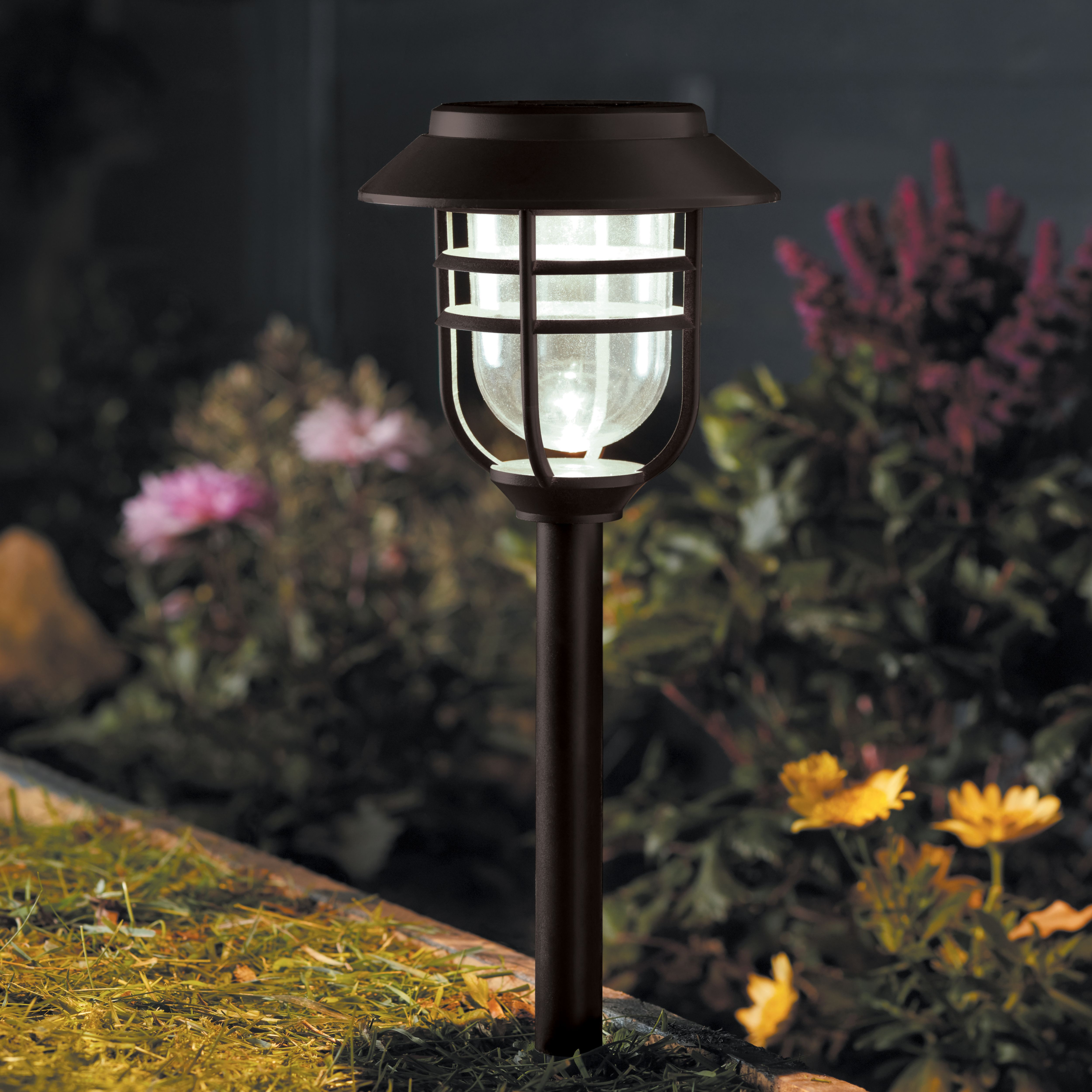 Smart Garden Avant Black Solar-powered LED Outdoor Decorative light ...