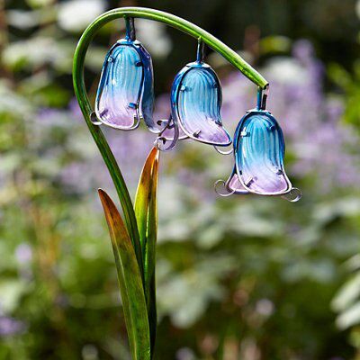 Smart Solar Blue Bluebell Solar-powered 1lm LED Stake light