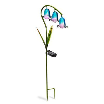 Smart Solar Blue Bluebell Solar-powered LED Stake light | DIY at B&Q