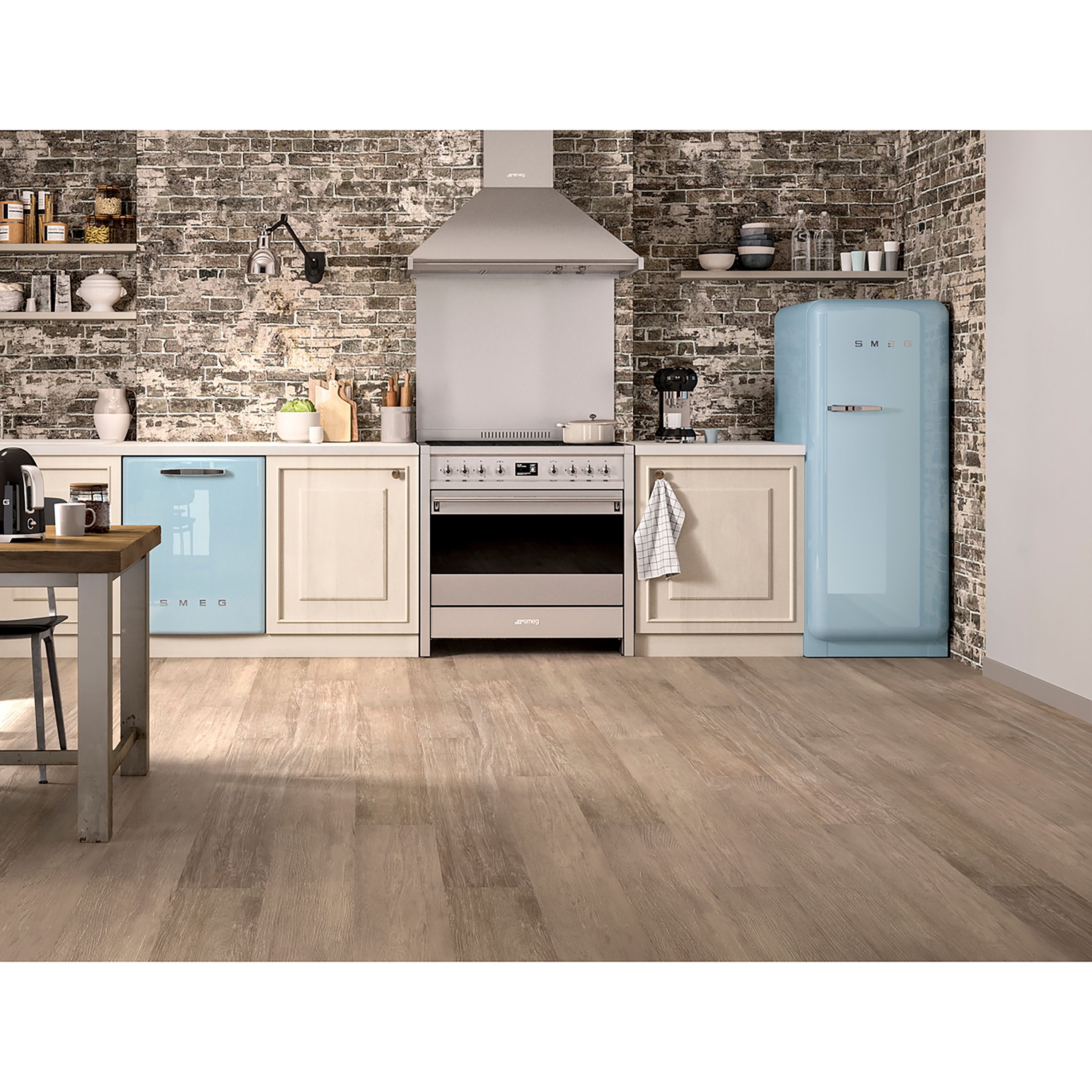 SMEG A1-9_SS FREESTANDING ELECTRIC & GAS RANGE COOKER WITH GAS HOB ...