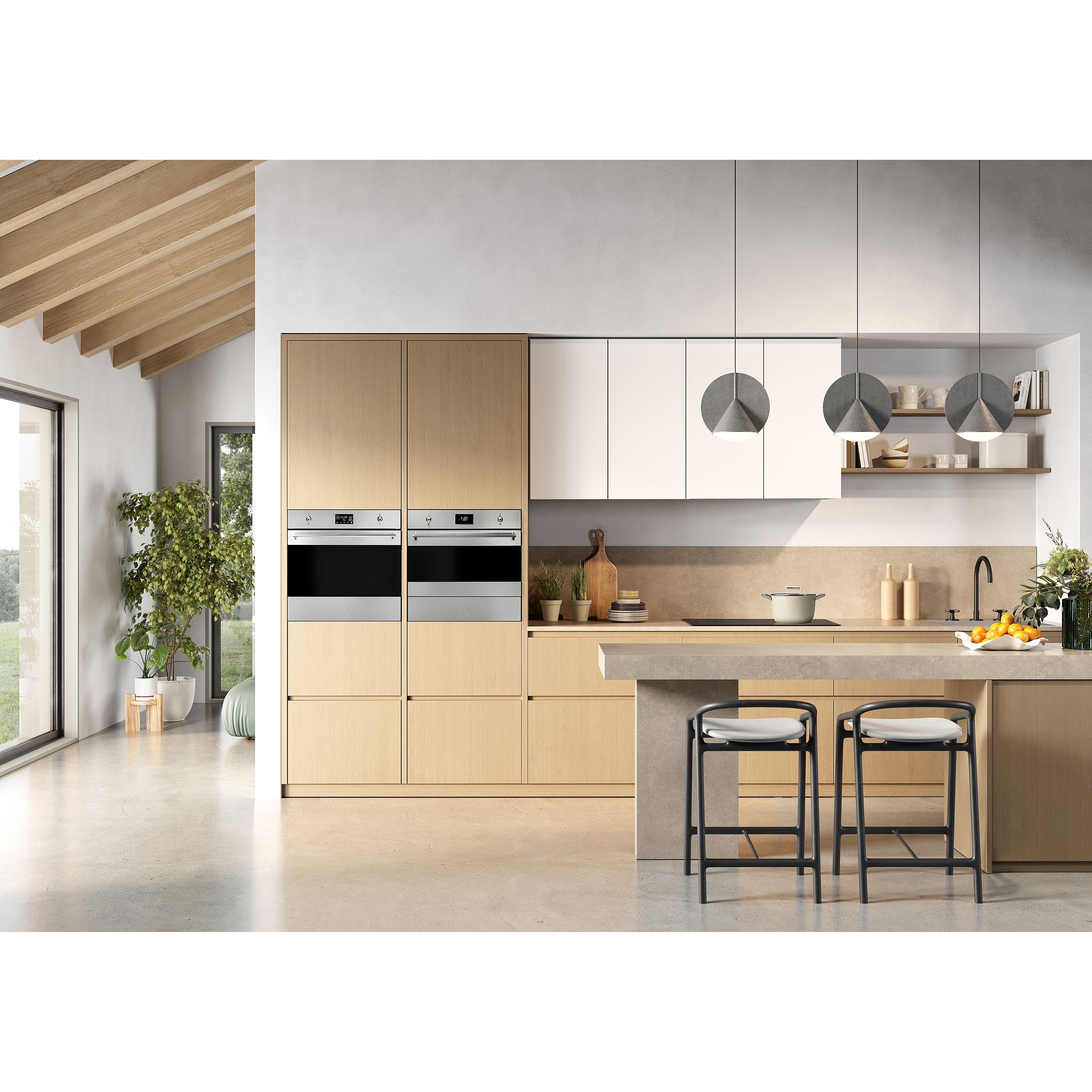 Smeg SO6302TX Built-in Single Multifunction Oven - Stainless steel effect