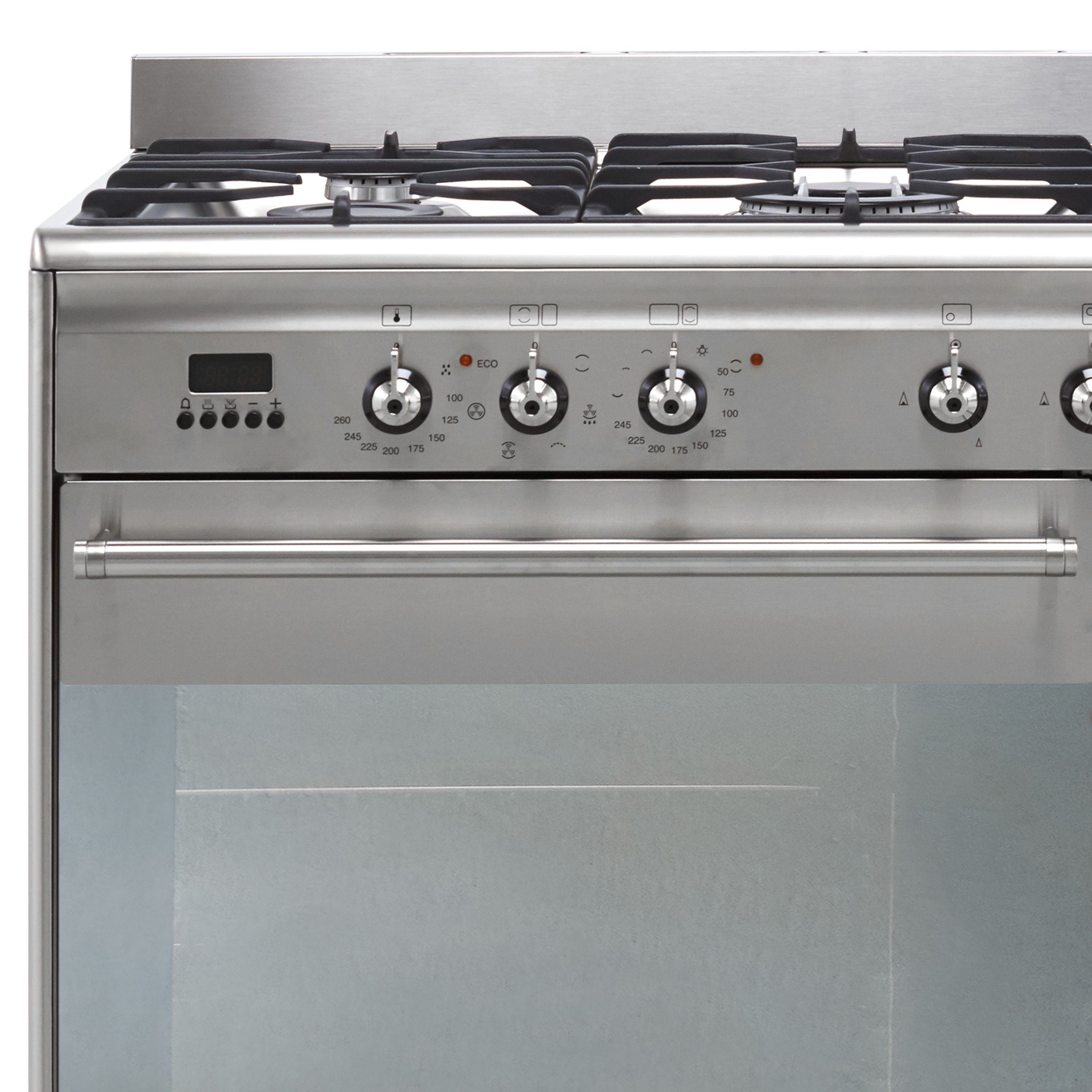 Smeg SUK92MX9-1_SS Freestanding Electric & gas Range cooker with Gas ...