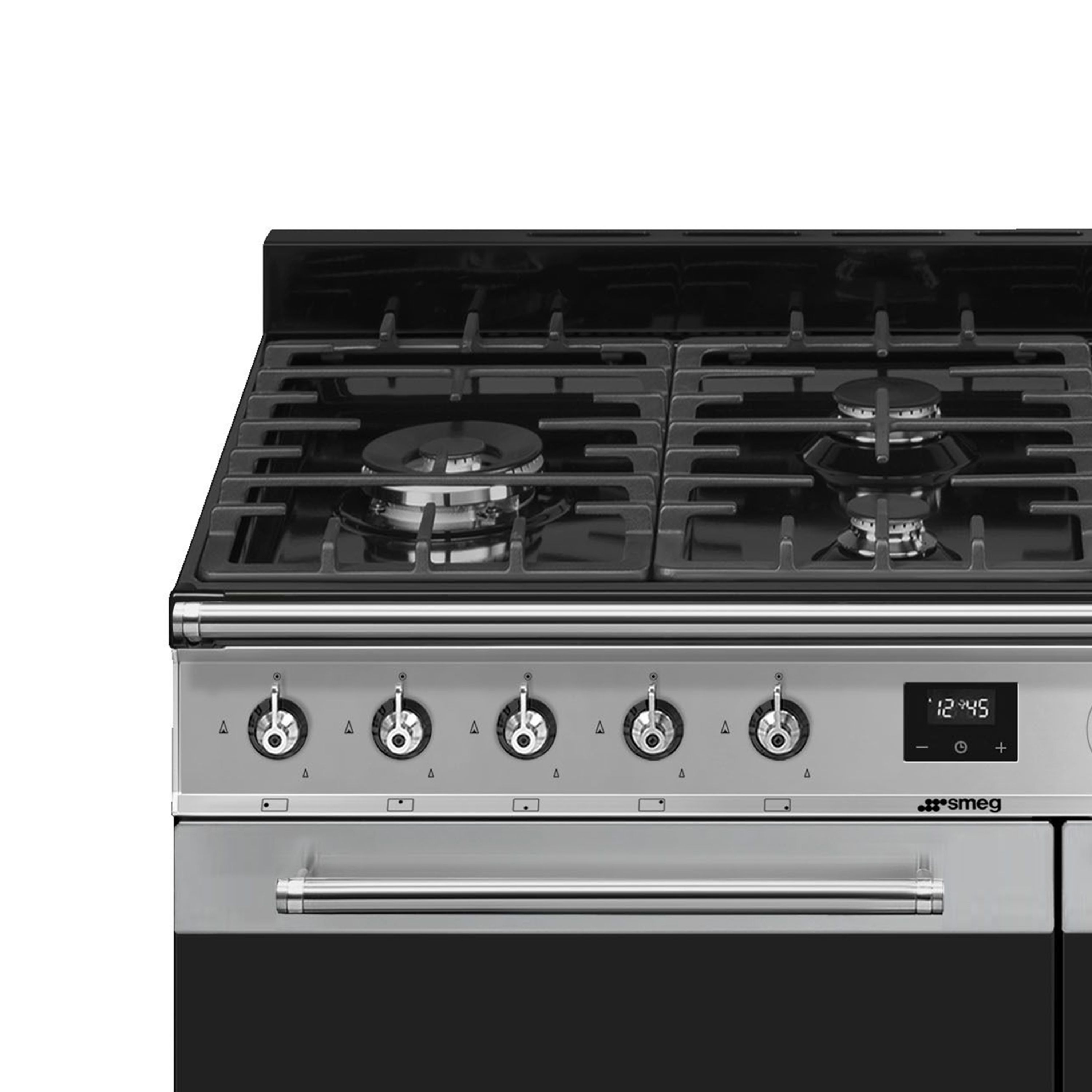 Smeg SY93-1_SS Freestanding Electric & gas Range cooker with Gas Hob ...