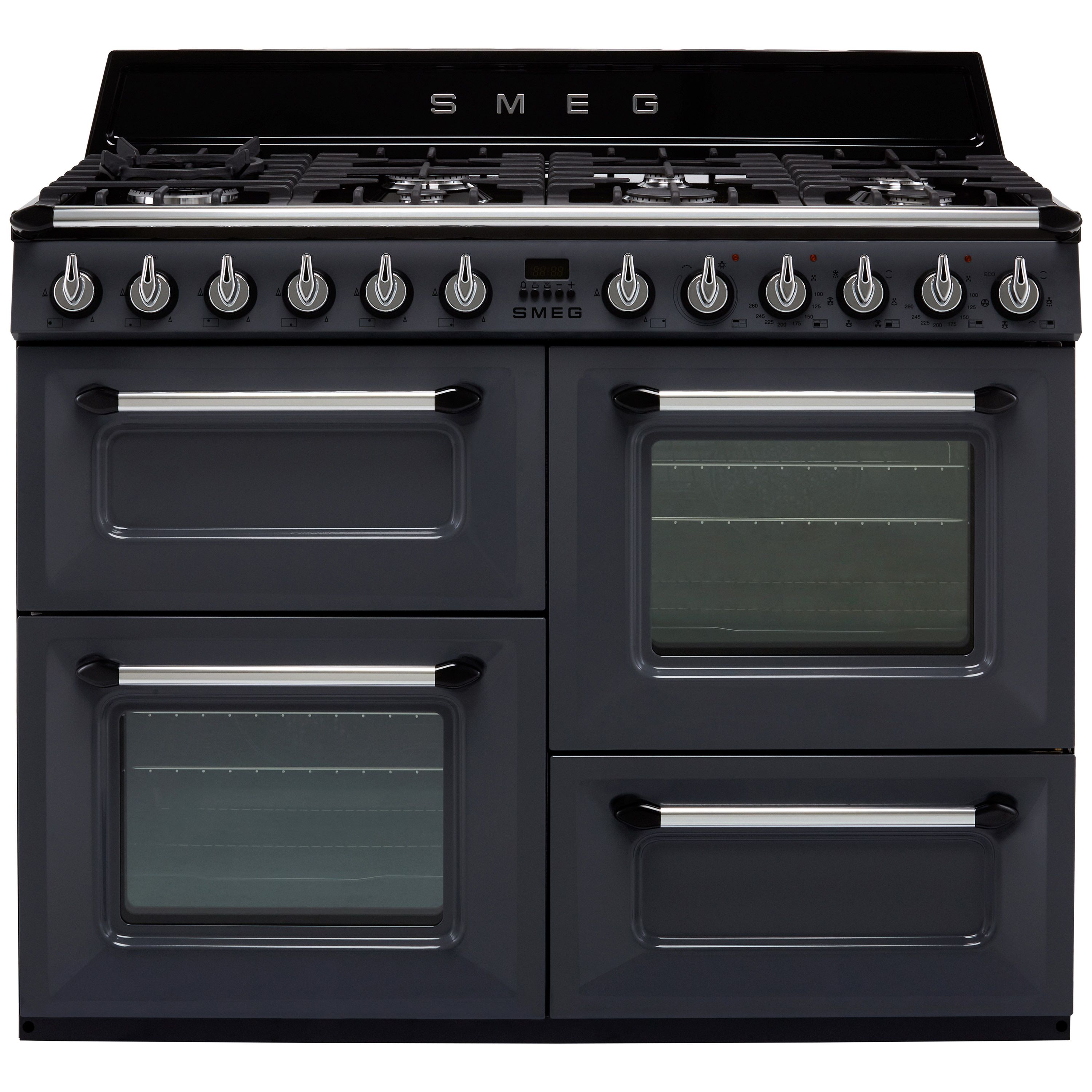 Smeg TR4110GR_GY Freestanding Electric & gas Range cooker with Gas Hob ...