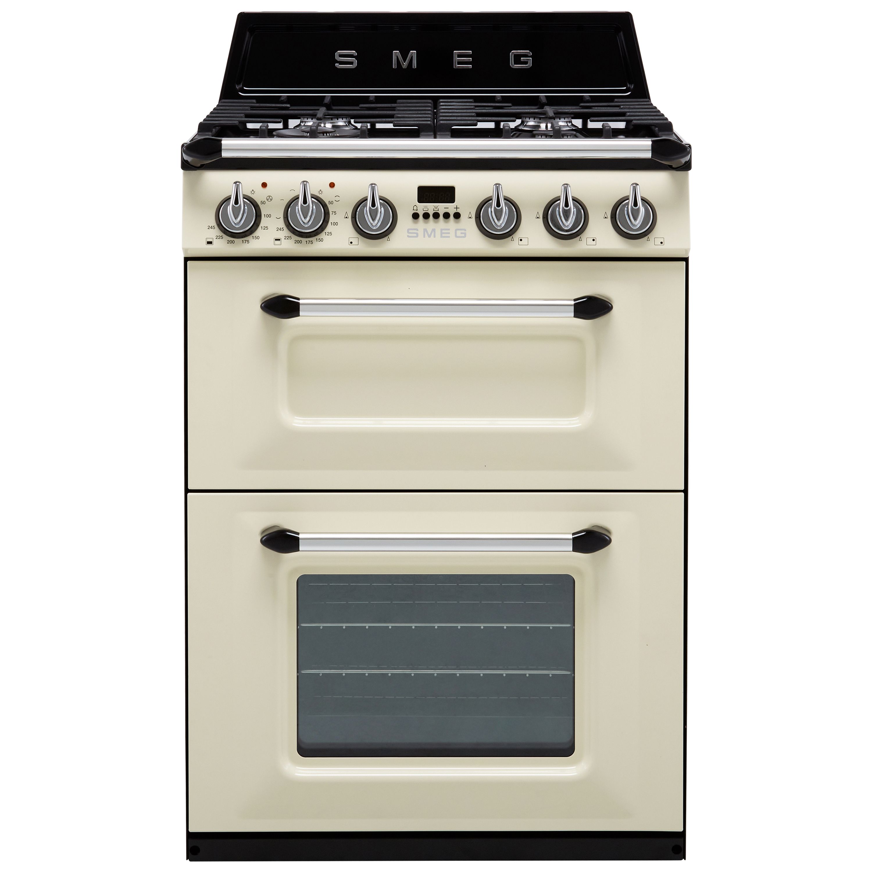 Smeg victoria-TR62P 60cm Double Electric & gas Cooker with Gas Hob - Cream