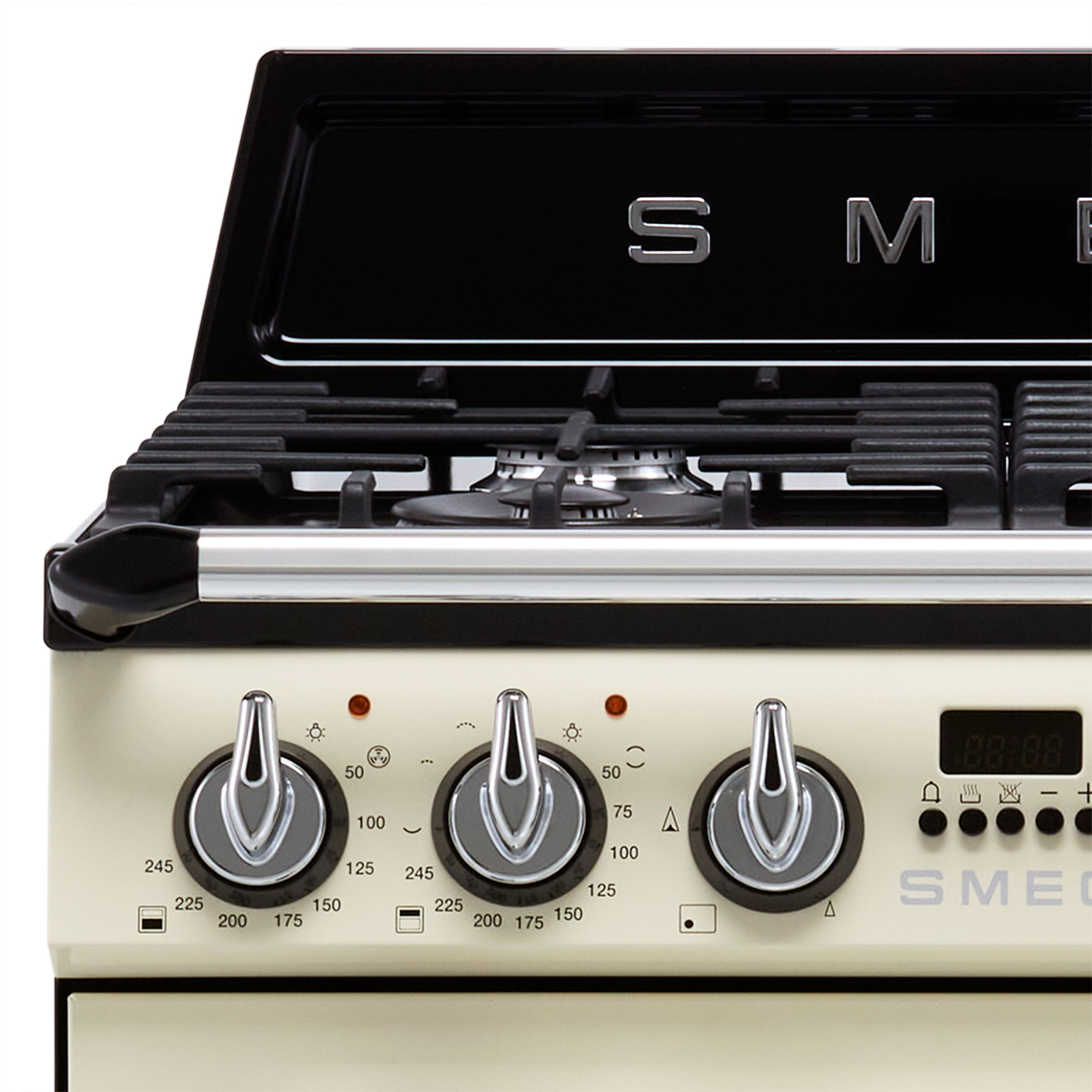Smeg victoria-TR62P 60cm Double Electric & gas Cooker with Gas Hob - Cream