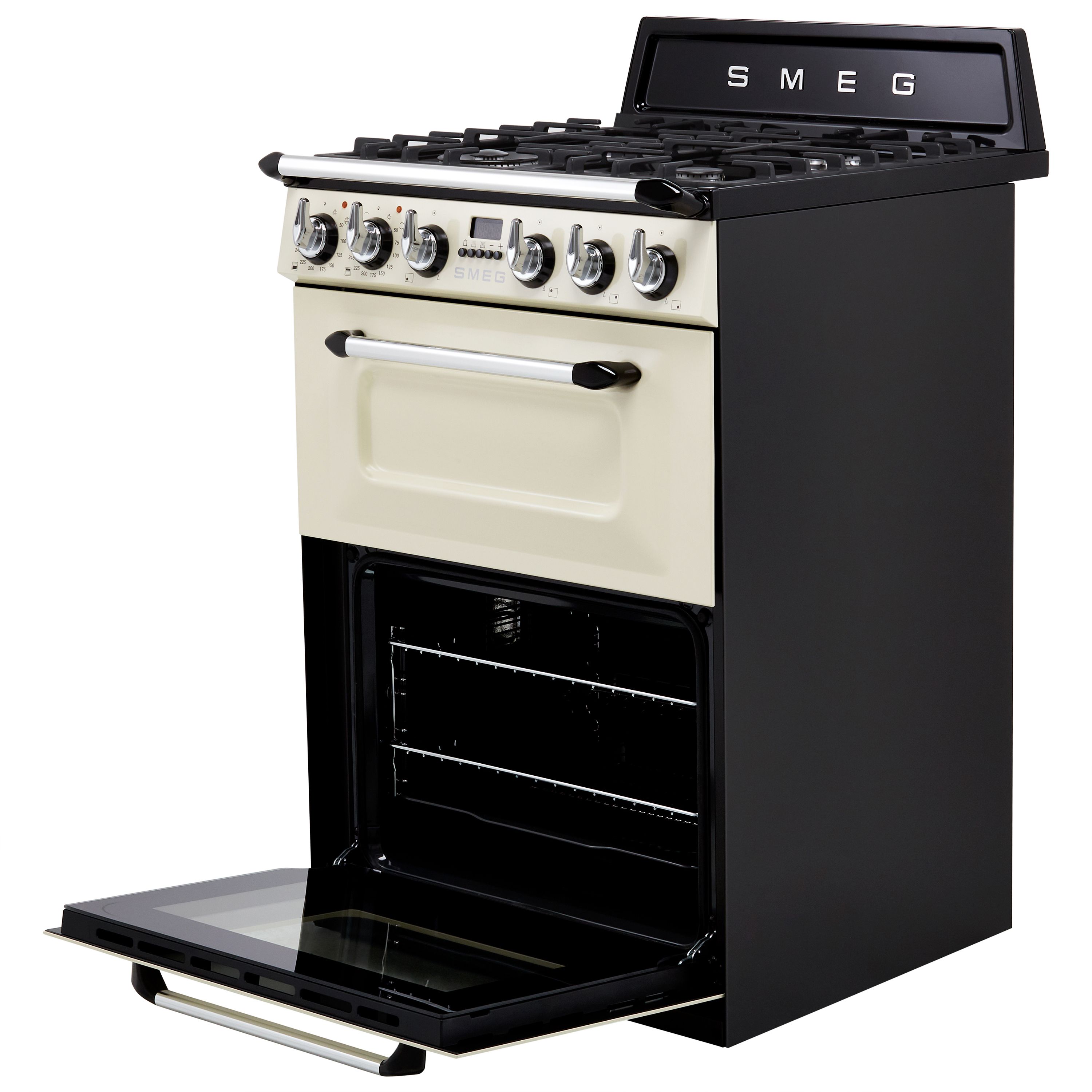 Smeg victoria-TR62P 60cm Double Electric & gas Cooker with Gas Hob - Cream