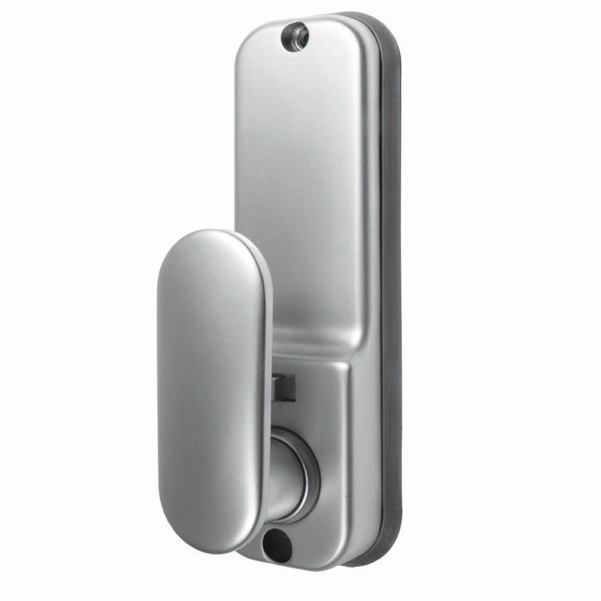 Smith & Locke Grey Zinc alloy 4-6 digit Push-button lock | DIY at B&Q