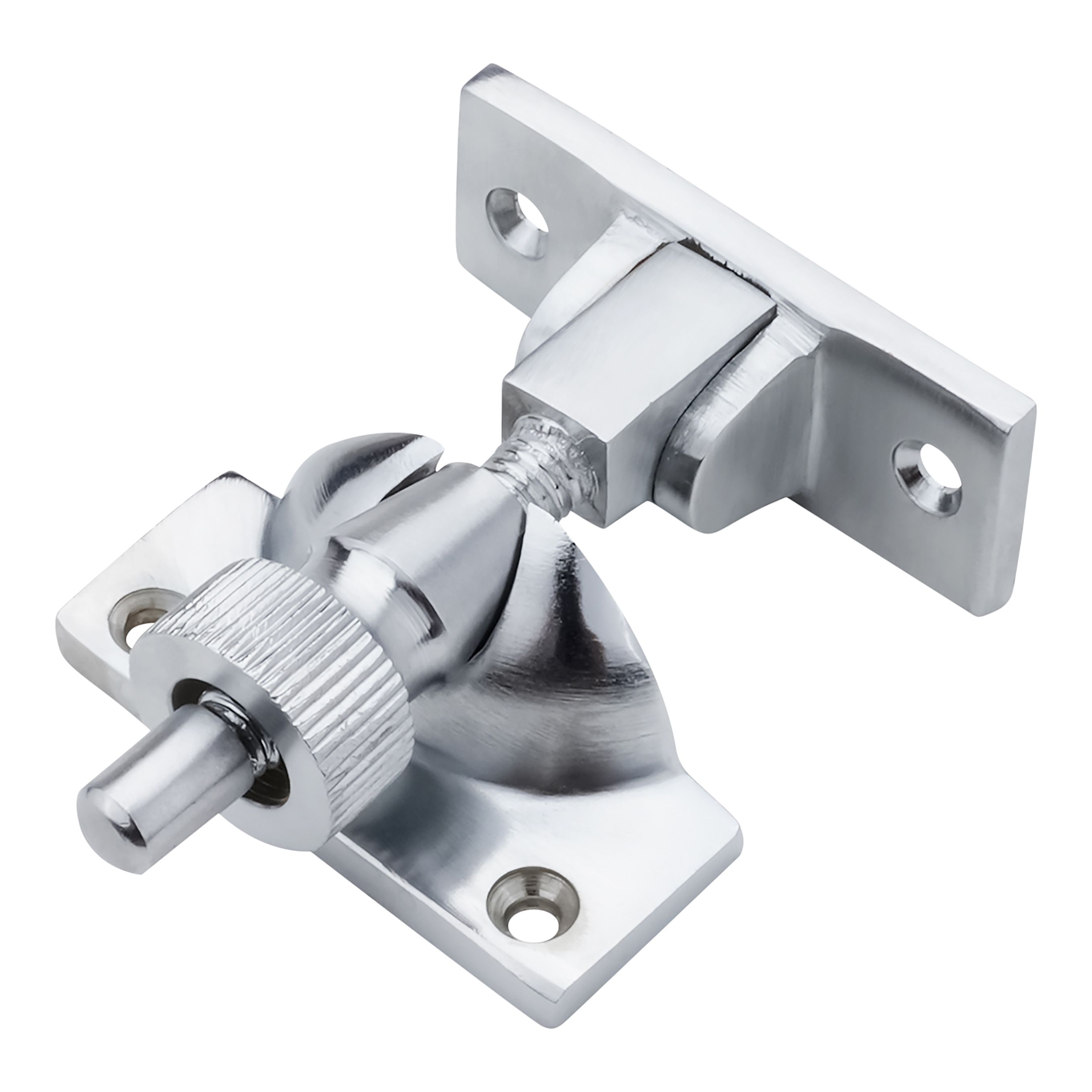 Smith & Locke Satin Brass Chrome effect Window fastener