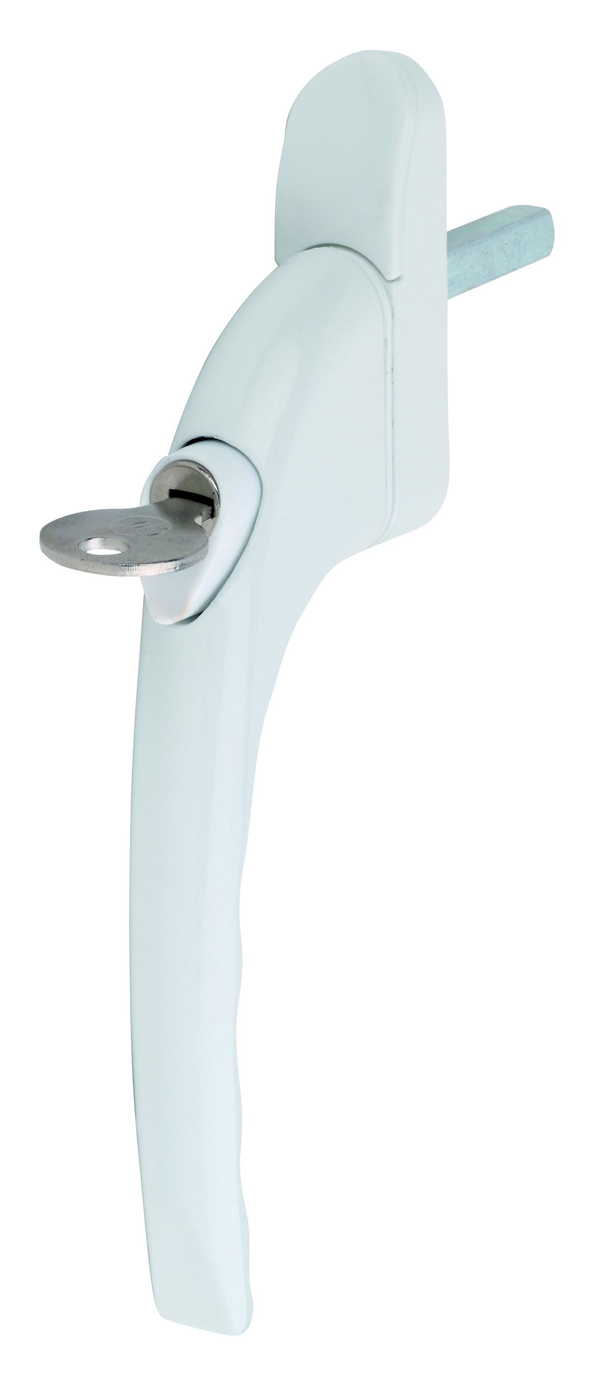 Smith & Locke White Window handle (L)95mm, Pack of 10