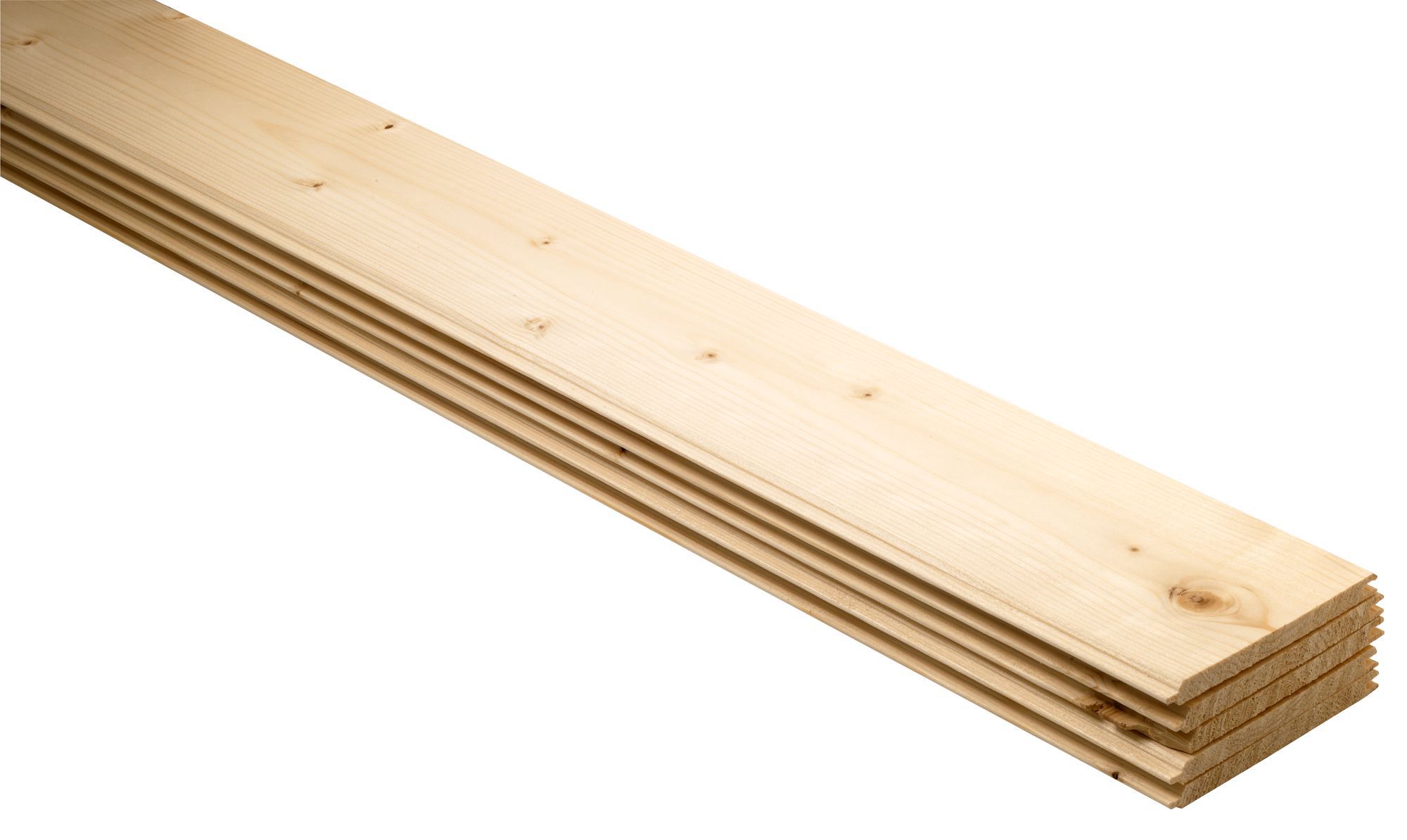 Smooth Spruce Tongue & groove Cladding (W)95mm (T)7.5mm, Pack of 5 ...