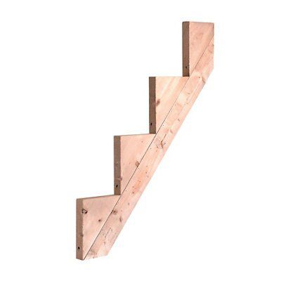 Softwood 4 step Deck riser (L) 1090mm | DIY at B&Q