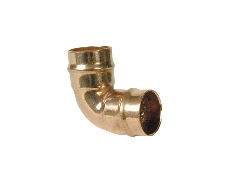 Solder ring 90° Pipe elbow (Dia)28mm