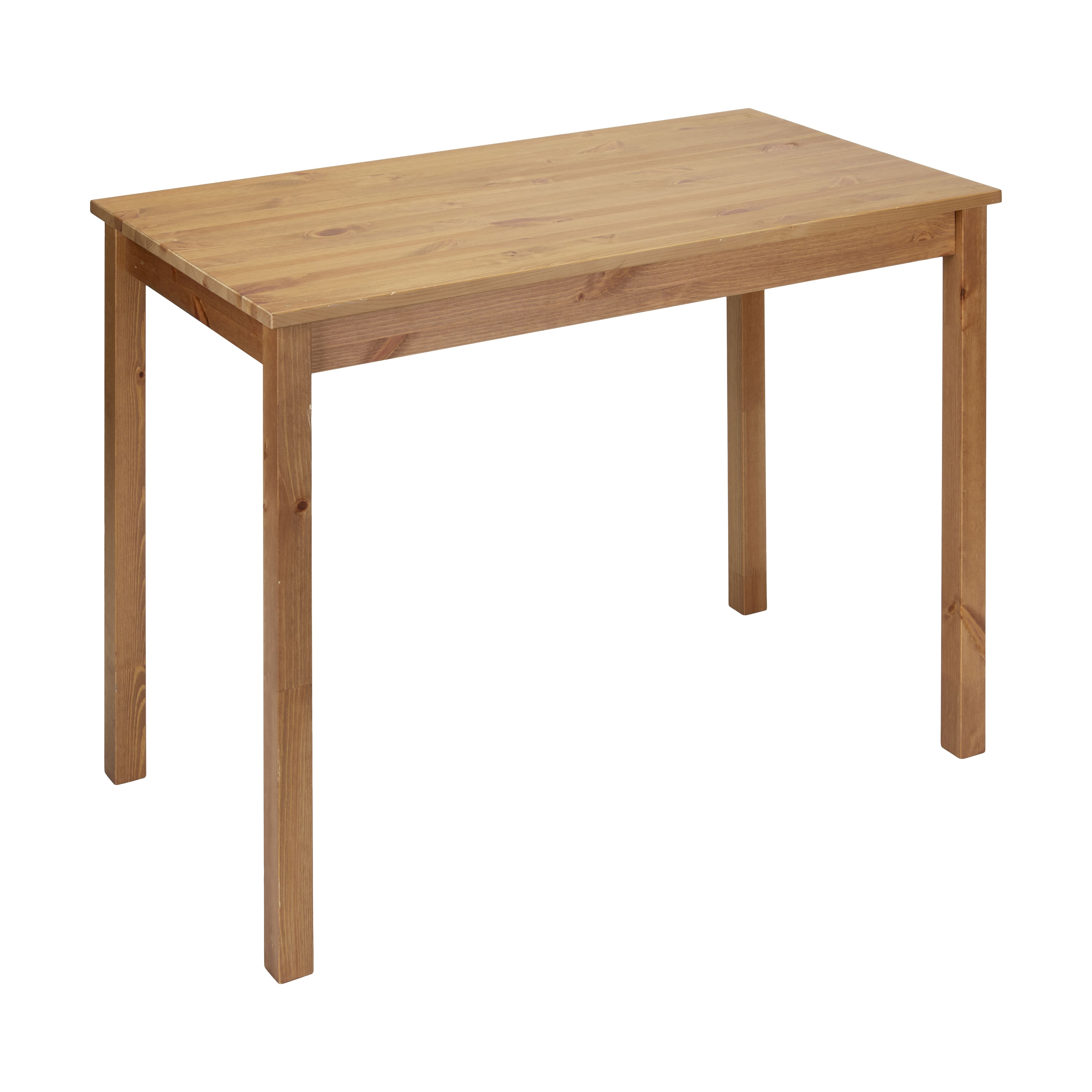 Solid wood 1 drawer Desk (H)750mm (W)1100mm | DIY at B&Q