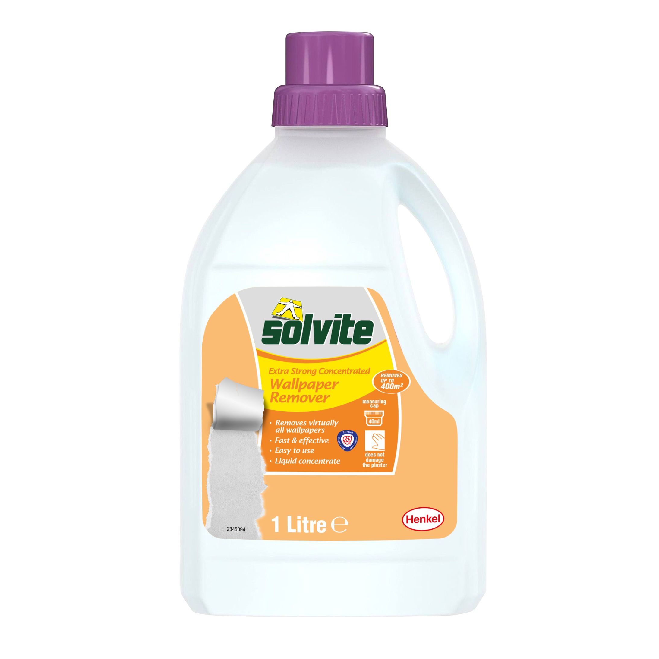 Solvite Concentrated Wallpaper remover, 1L 200m²