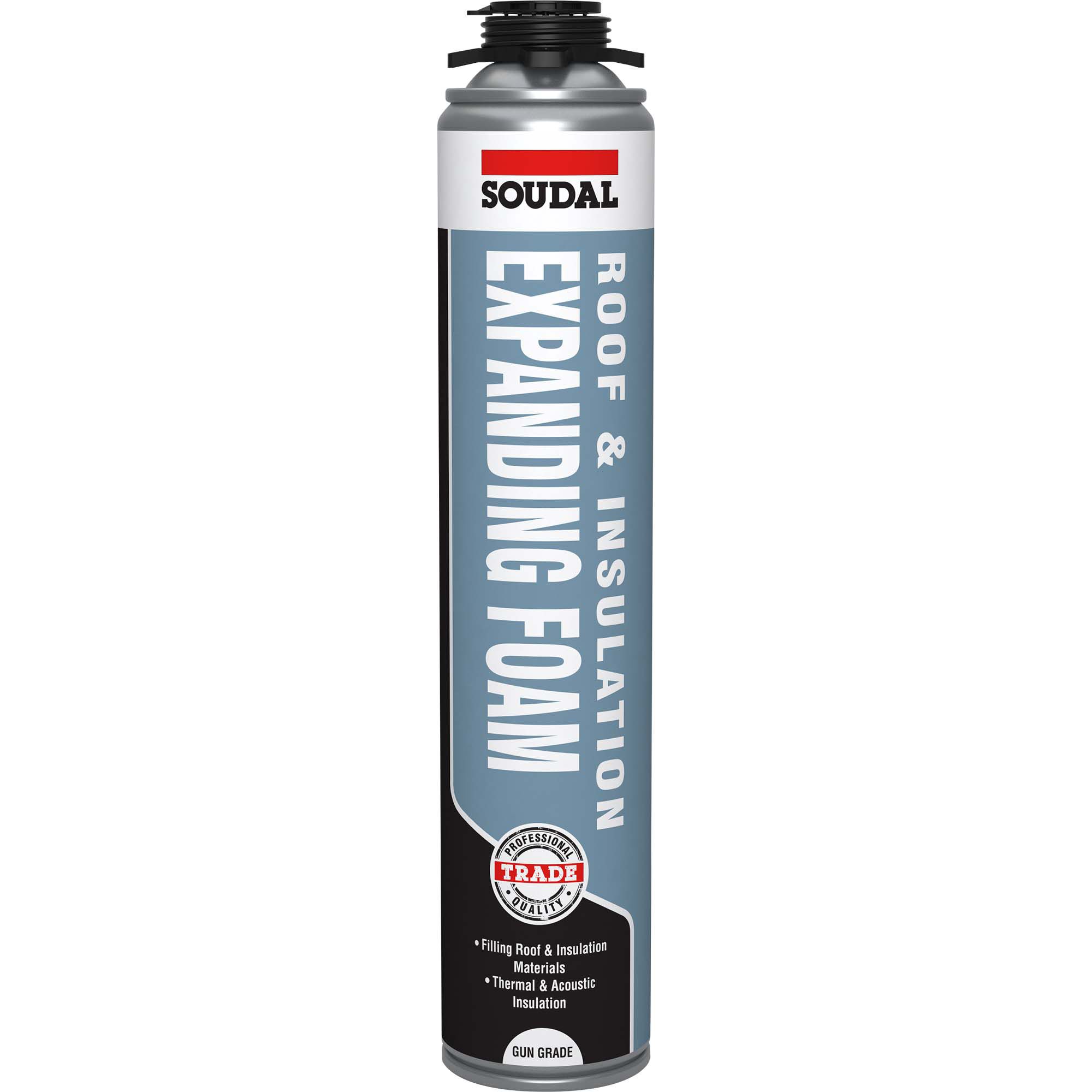 Soudal Trade Roof & Insulation Gun grade Expanding foam 750ml