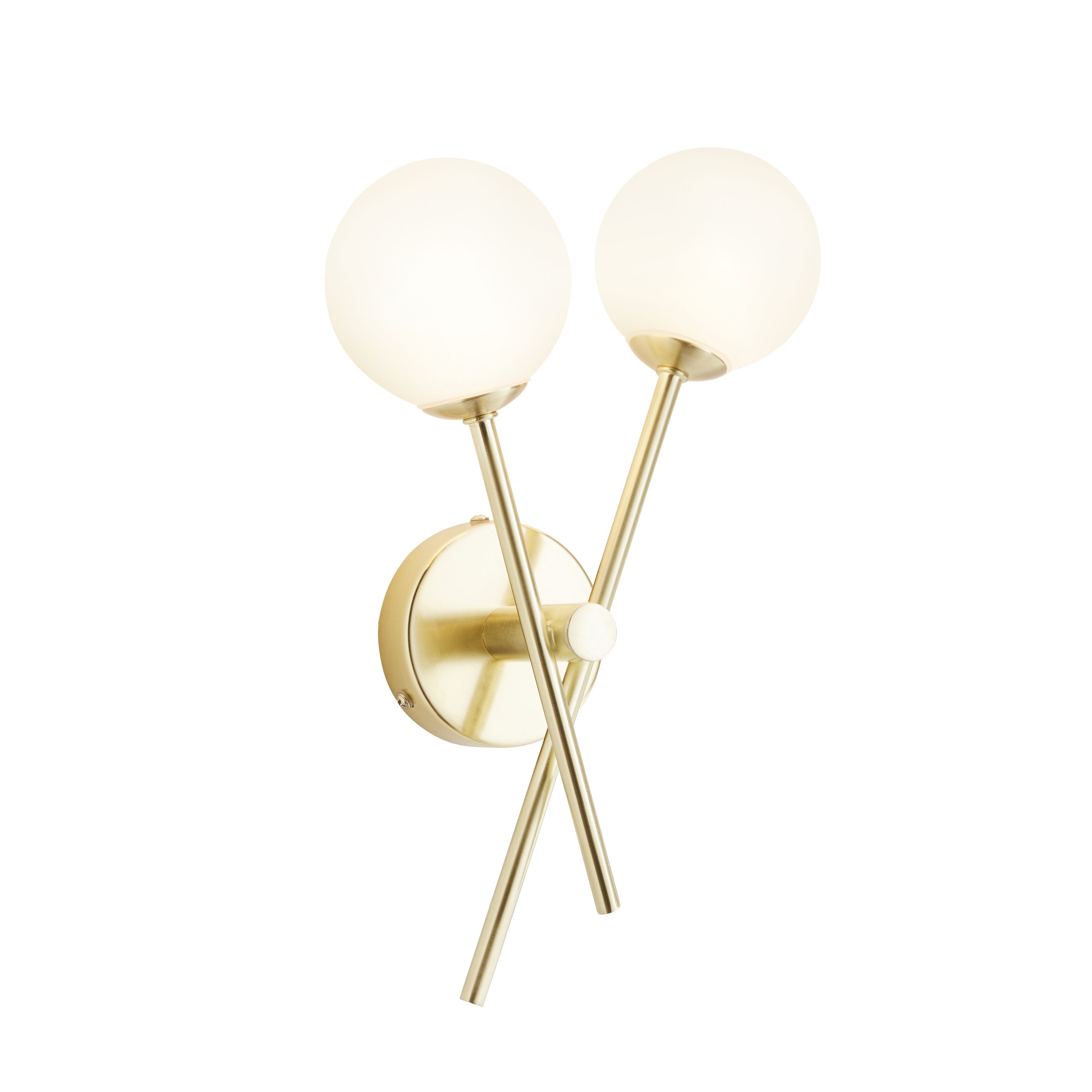 Spa Avalon Satin Brass Wired LED Wall light