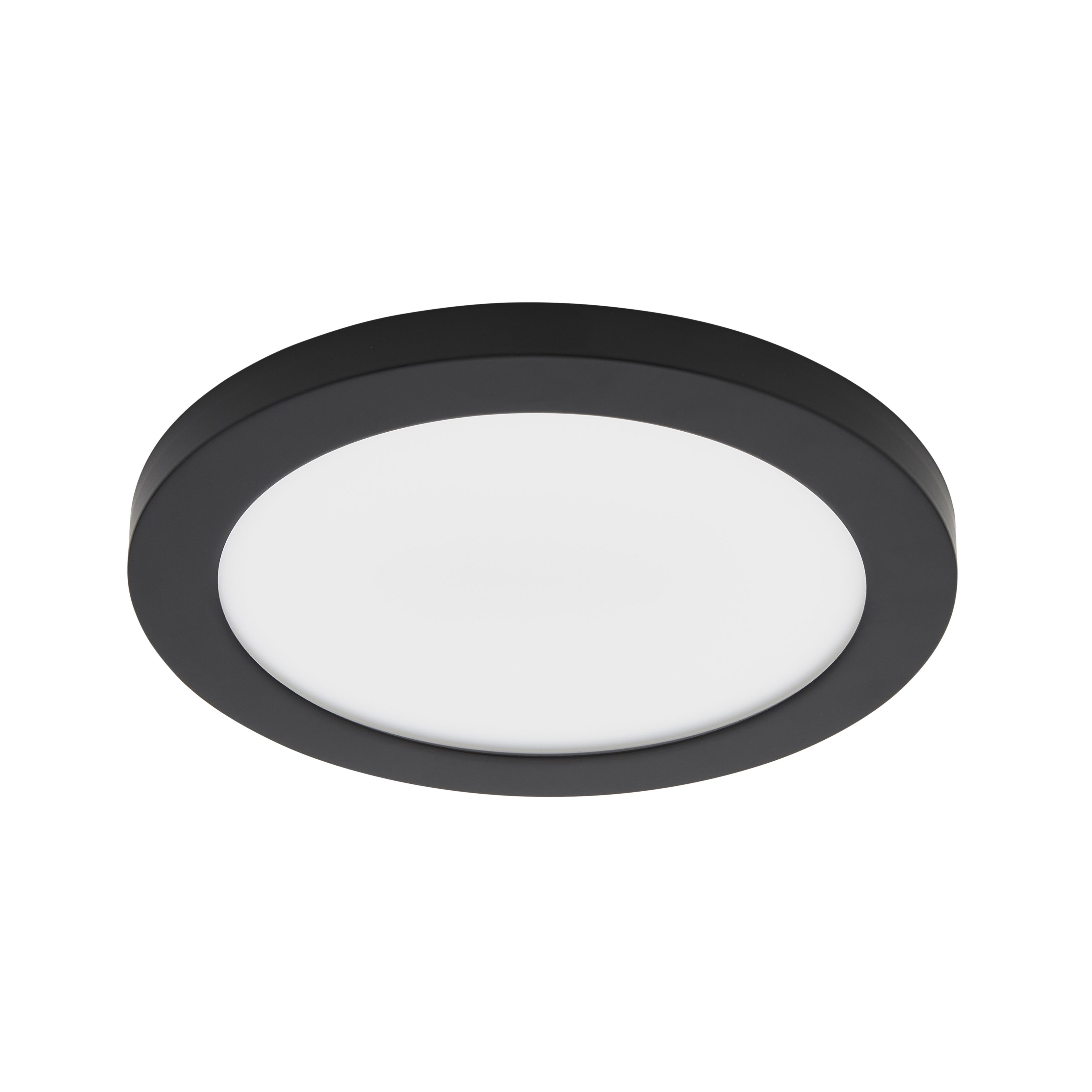 Spa Cloud Matt Polycarbonate Black LED Ceiling light