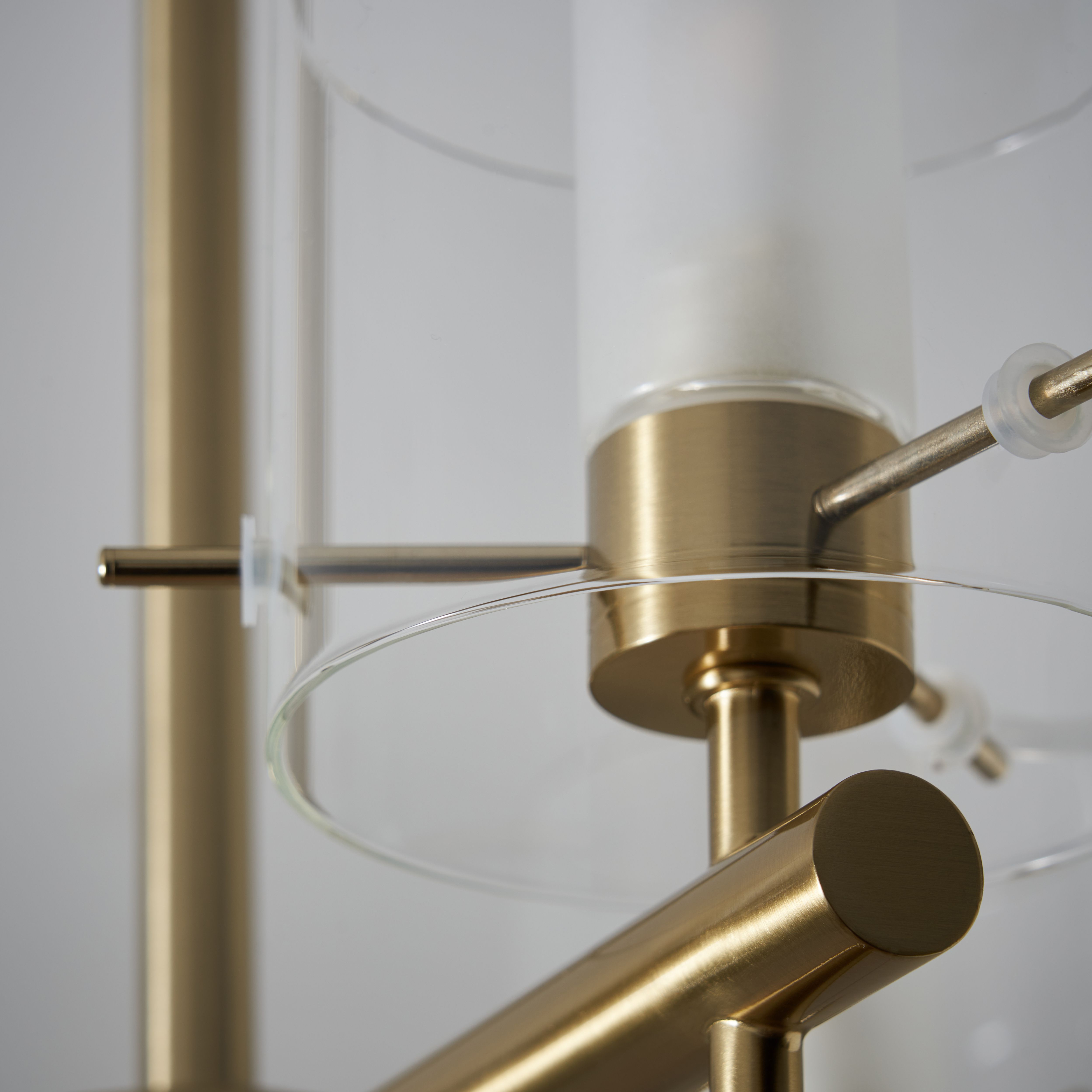 Spa Gene Satin Brass effect Triple Wired LED