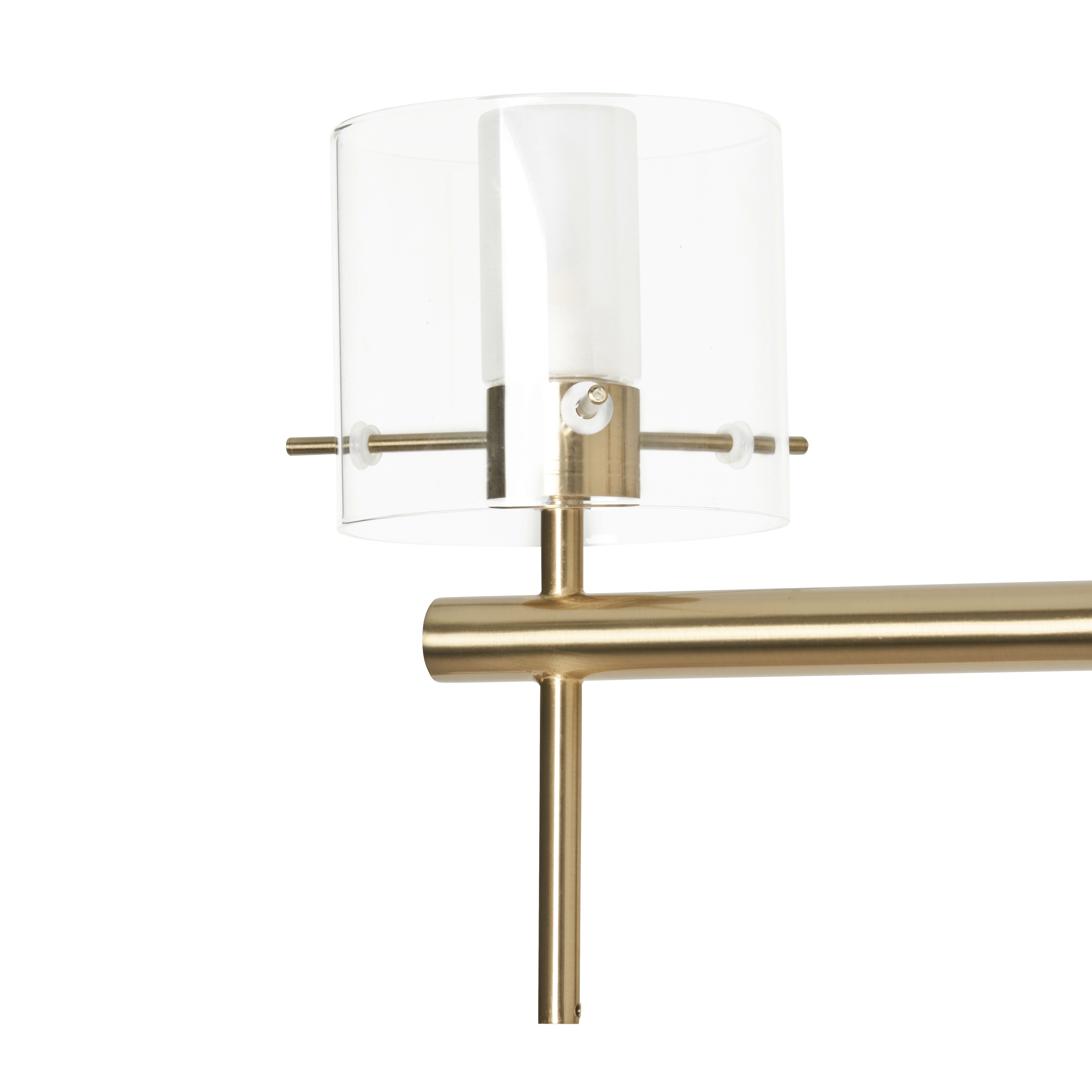 Spa Gene Satin Brass effect Triple Wired LED