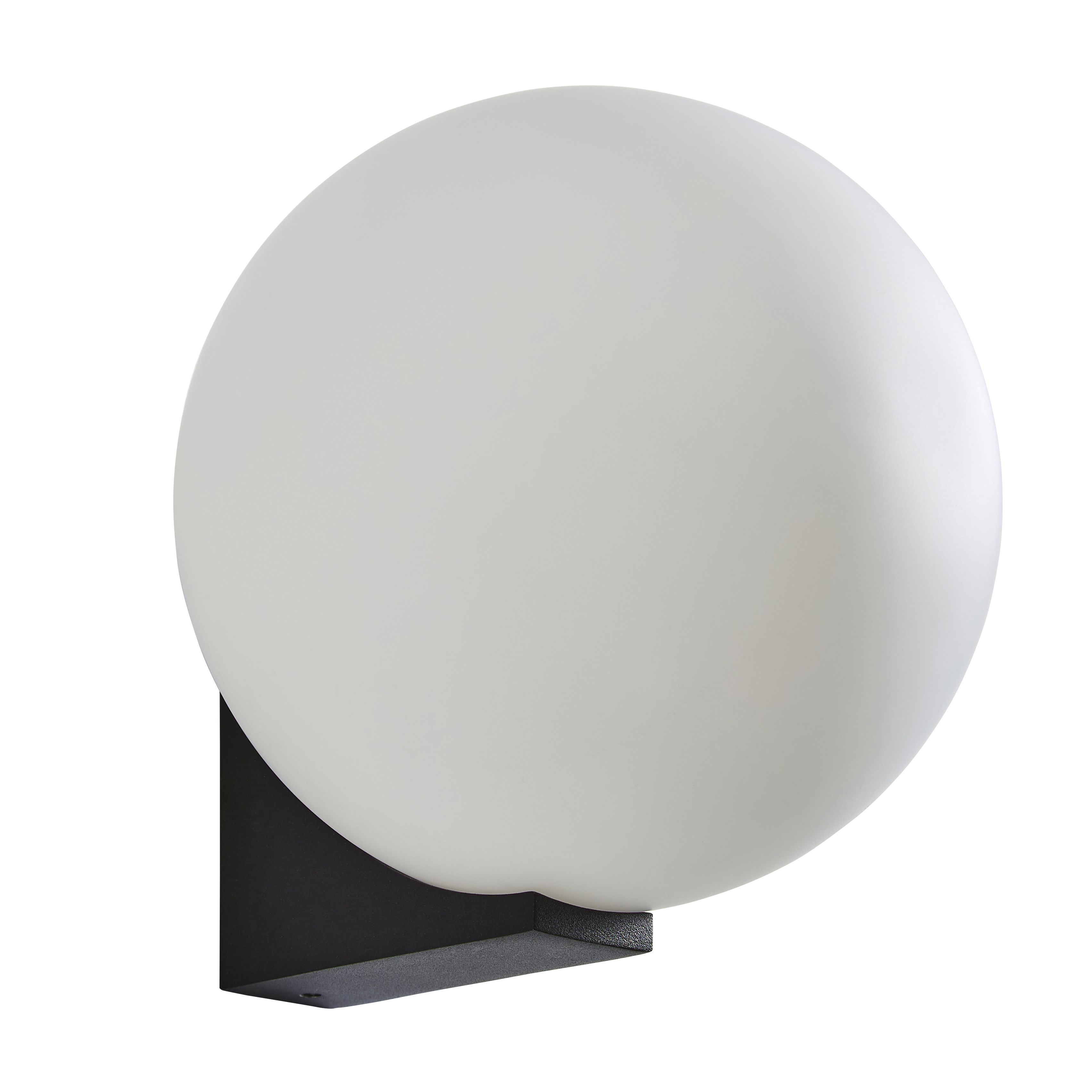 Spa Peel Matt Black Wired LED Wall light