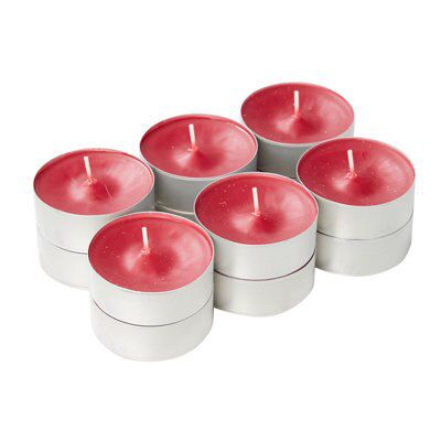 Spaas Mulberry wine Tea lights, Pack of 12 | DIY at B&Q