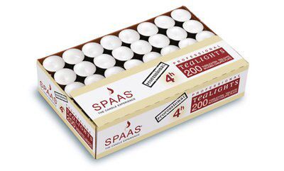 Spaas Unscented Tea lights Small, Pack of 200 | DIY at B&Q