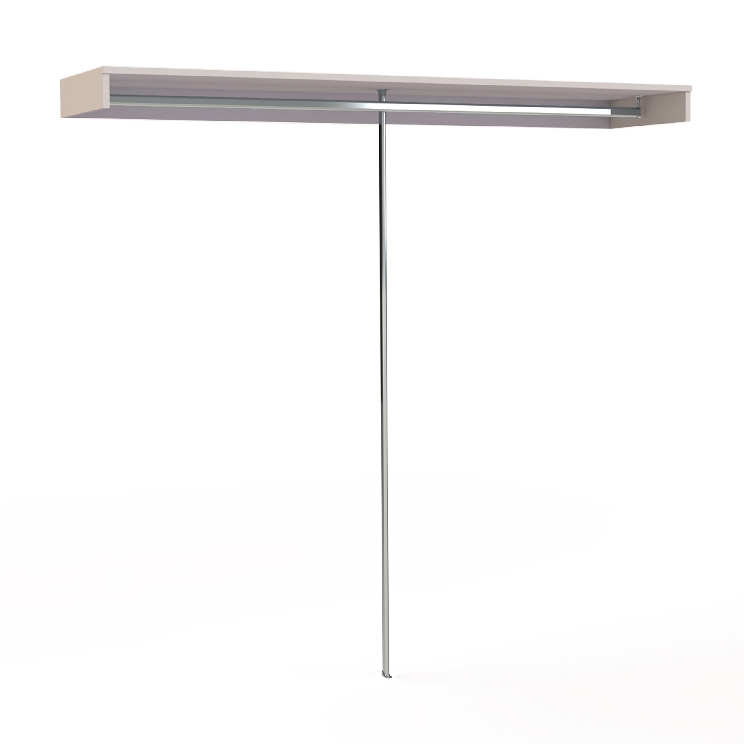 Spacepro Cashmere Wardrobe Bedroom Shelf & Hanging Rail Storage kit (H ...