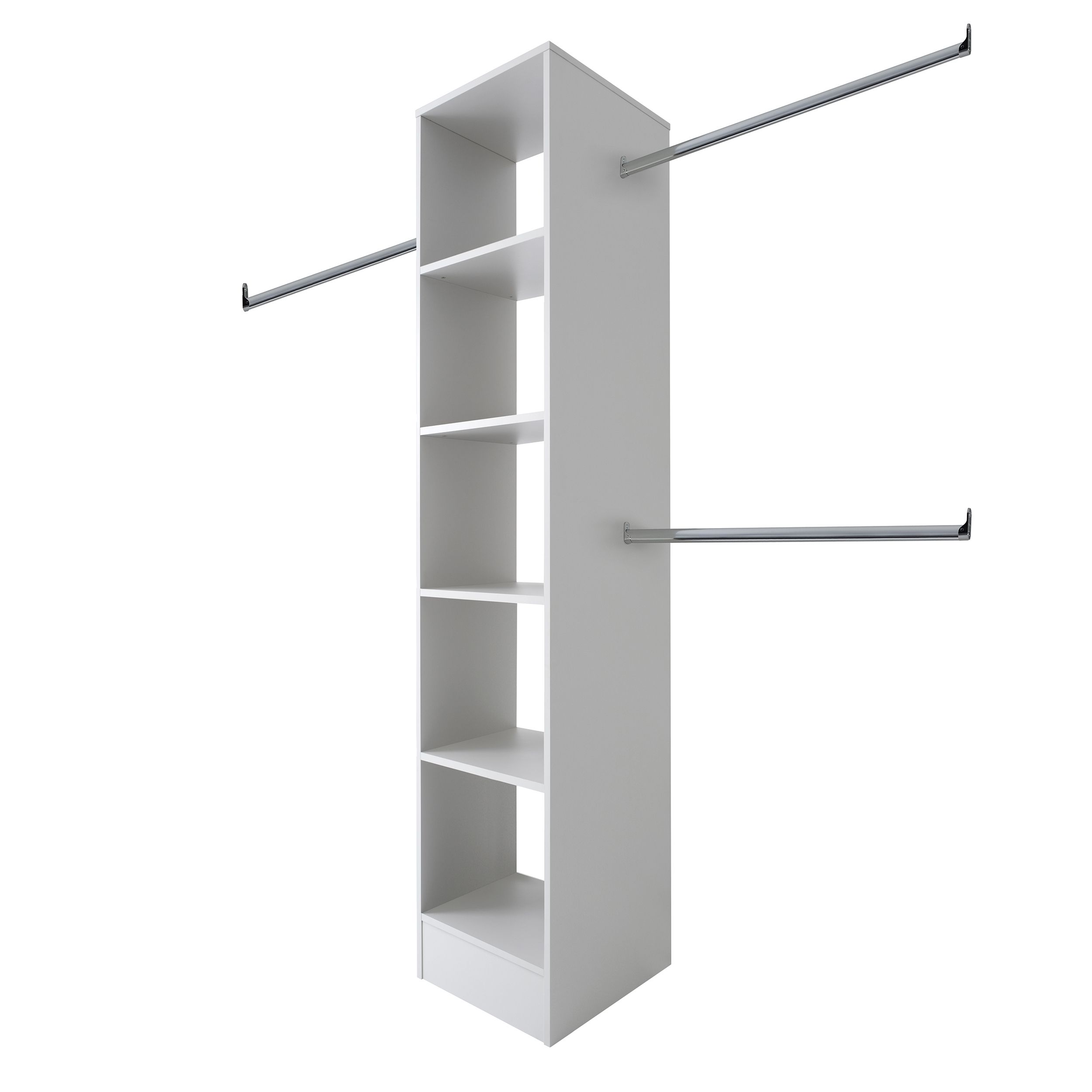 Spacepro Modular White Tower unit (H)2100mm (W)450mm (D)500mm