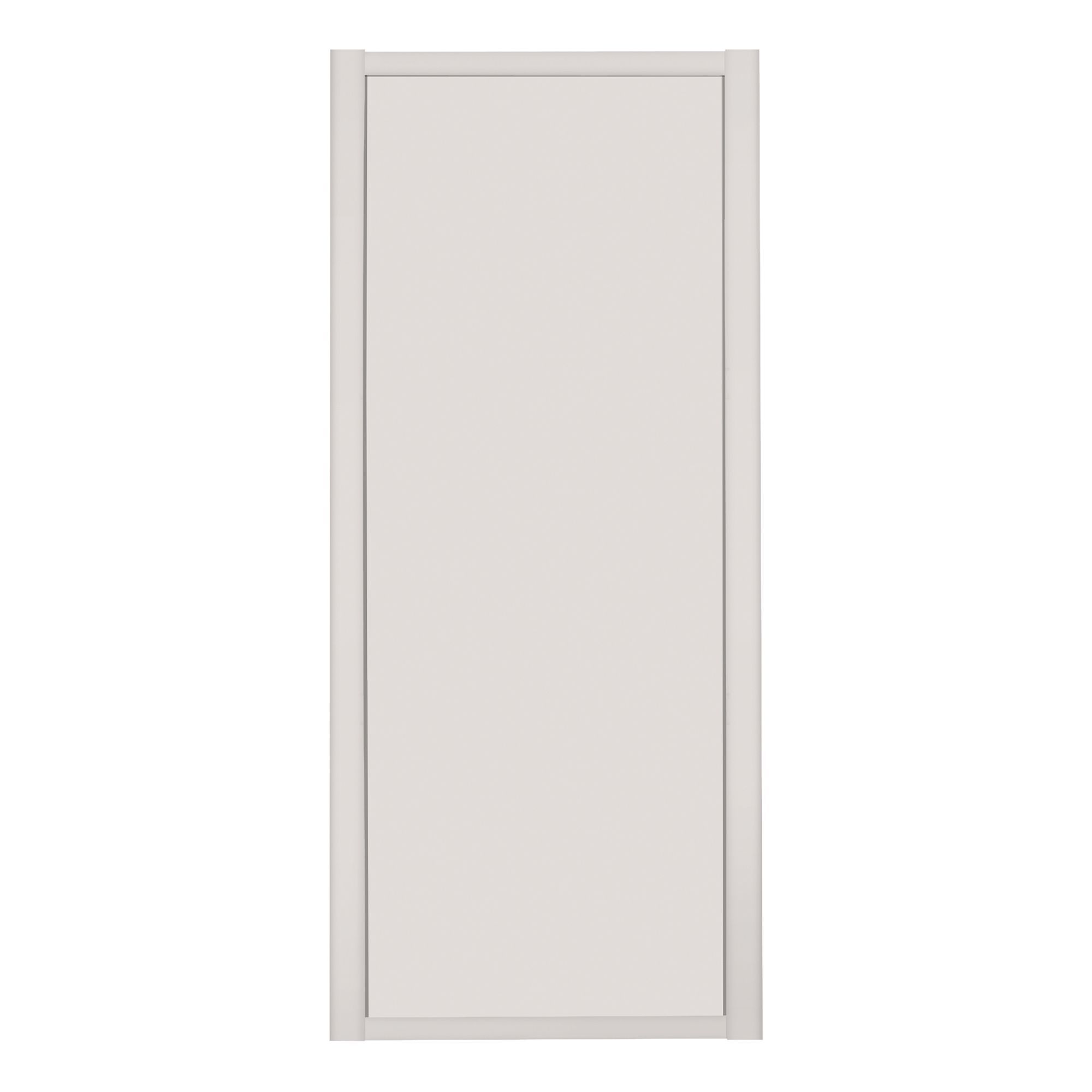 Spacepro Shaker 1 Panel Cashmere Sliding wardrobe door (H)2220mm (W)914mm