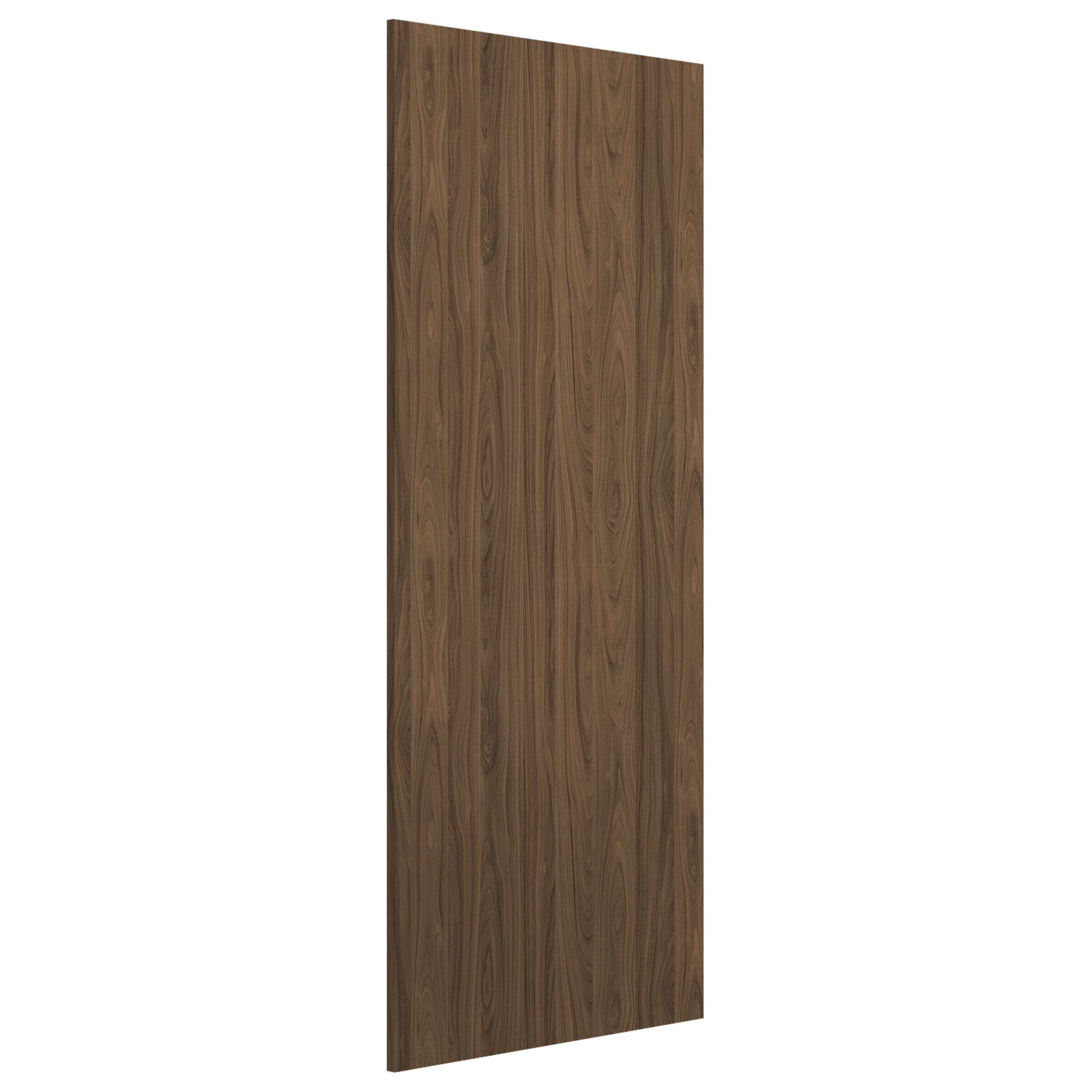 Spacepro Sliding Wardrobes Accessories Brown walnut effect Wardrobe End ...