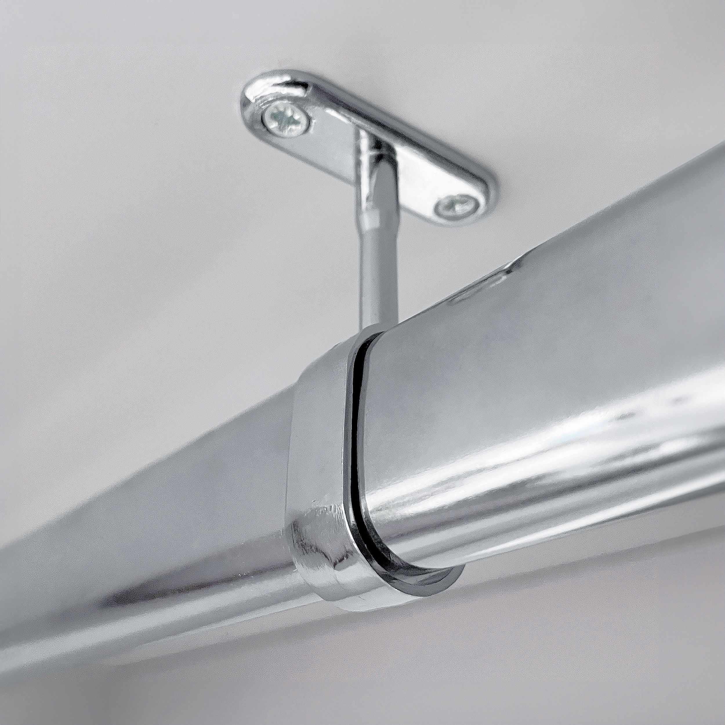 Spacepro Walnut effect Wardrobe Shelf & Hanging Rail Storage kit (H ...