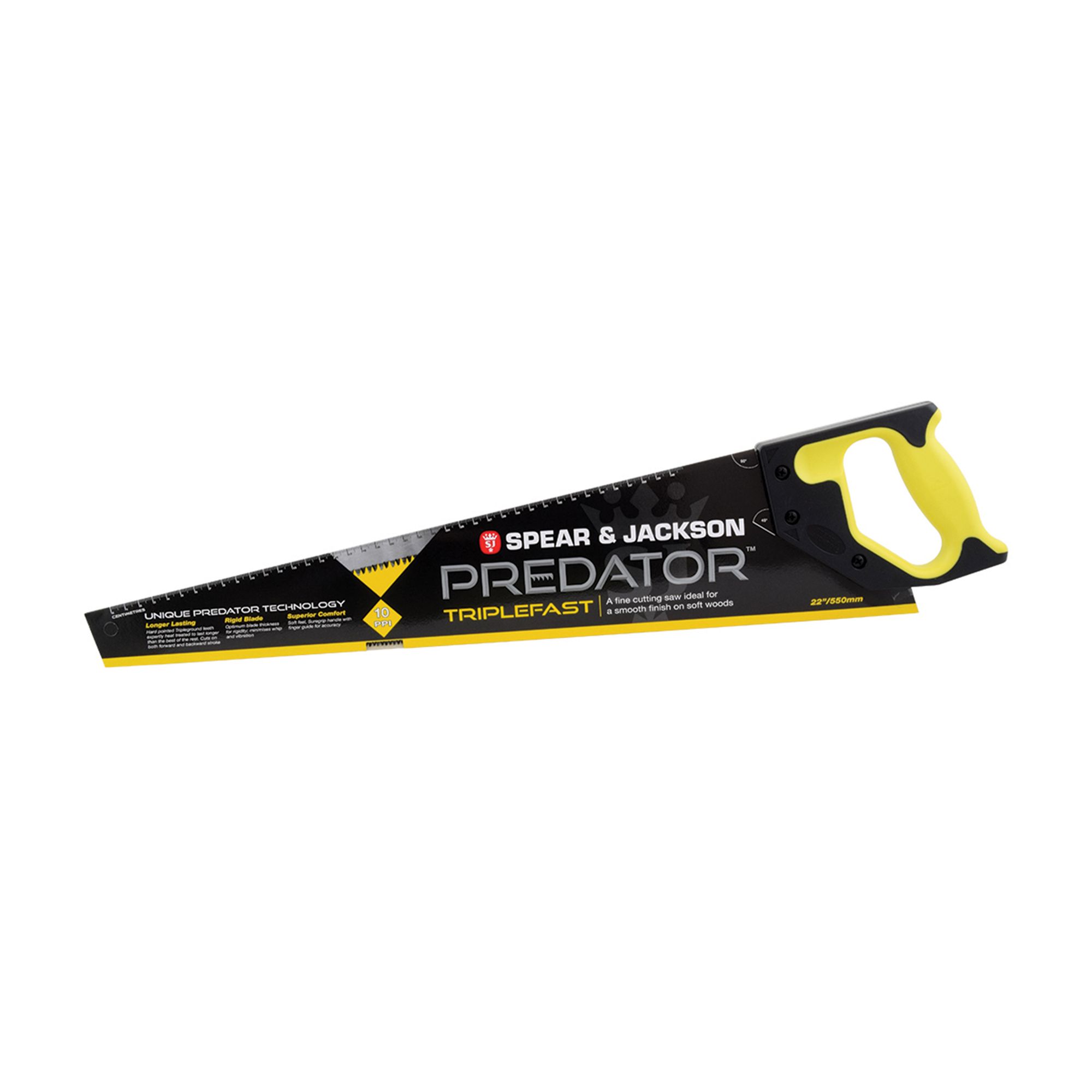 Spear & Jackson Predator Triplefast 560mm Clean Wood saw, 10 TPI