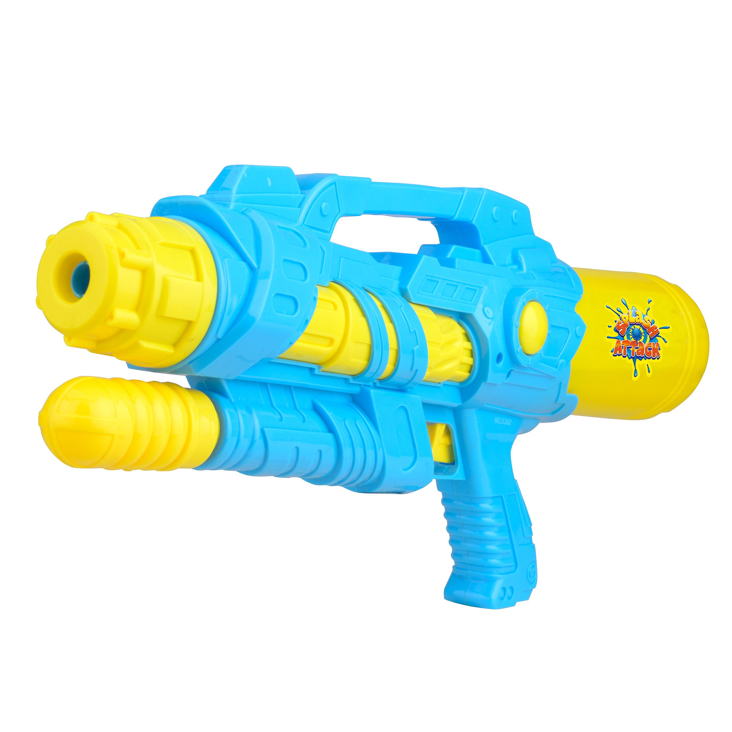 Splash Attack Pump Action Multicolour Plastic Water gun | DIY at B&Q