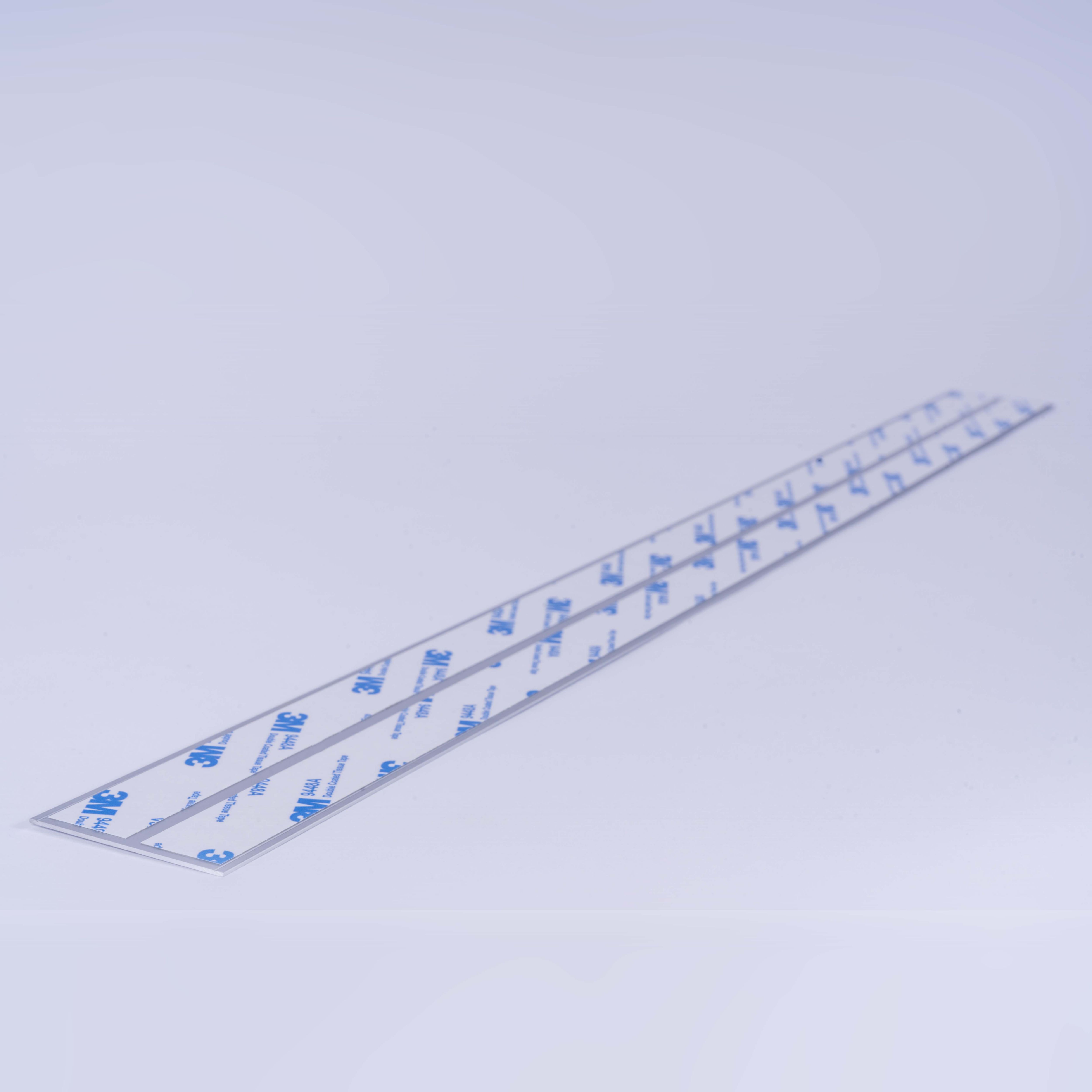 Splashwall Alloy Silver Aluminium Worktop joint (H)745mm (W)4mm