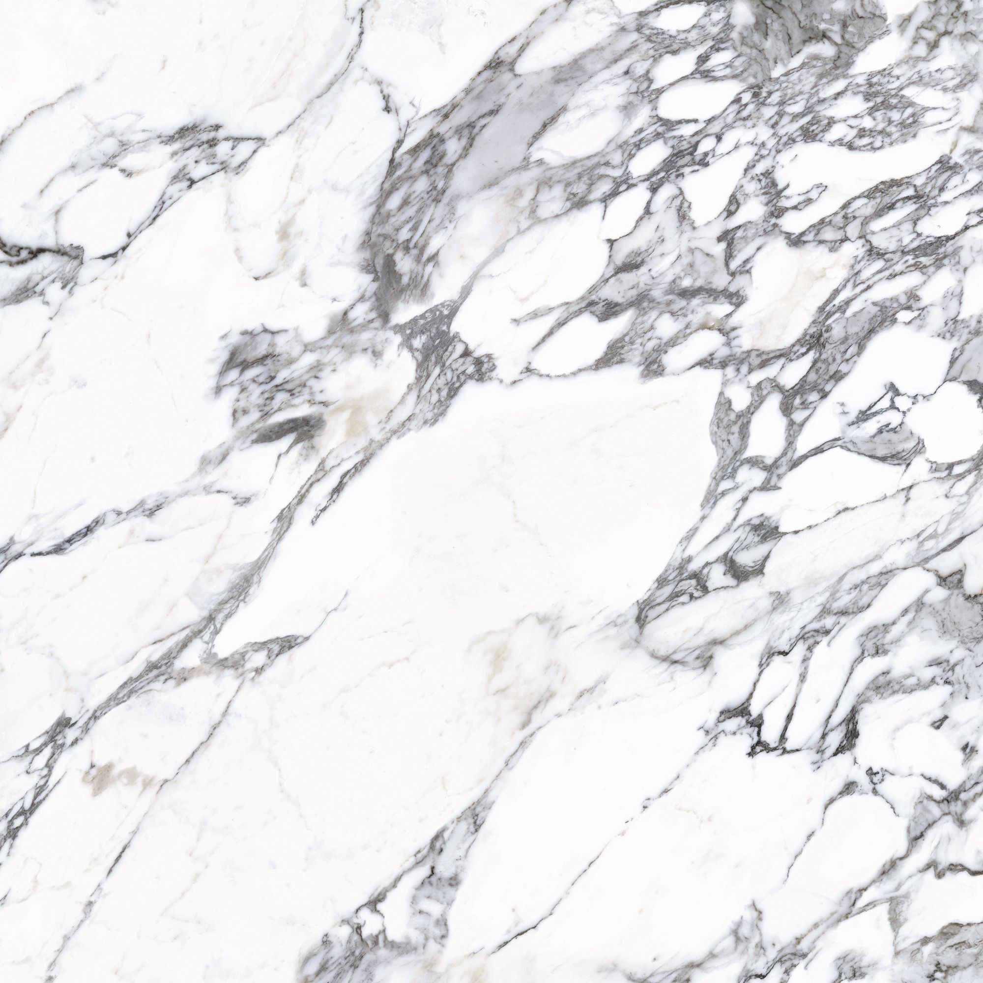Splashwall Black & white Greek Marble effect MDF Splashback, (H)600mm ...